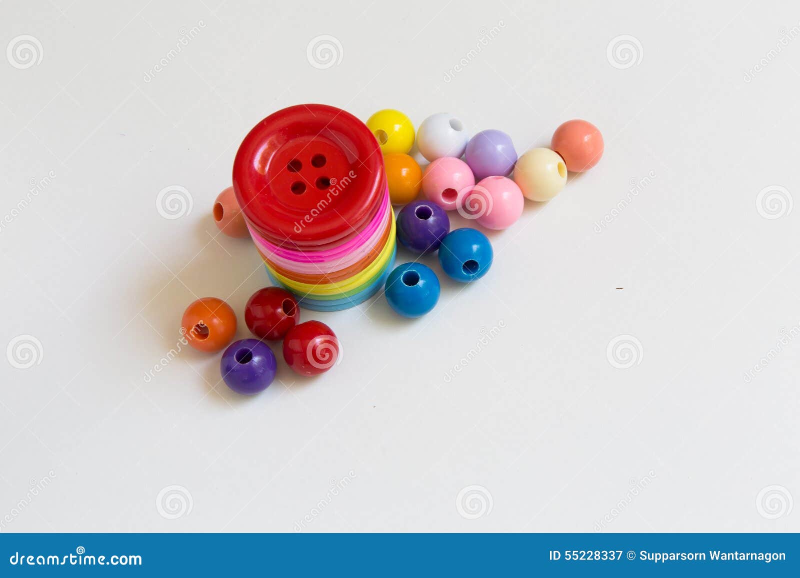 Colorful Buttons stock image. Image of craft, decor, handmade - 55228337