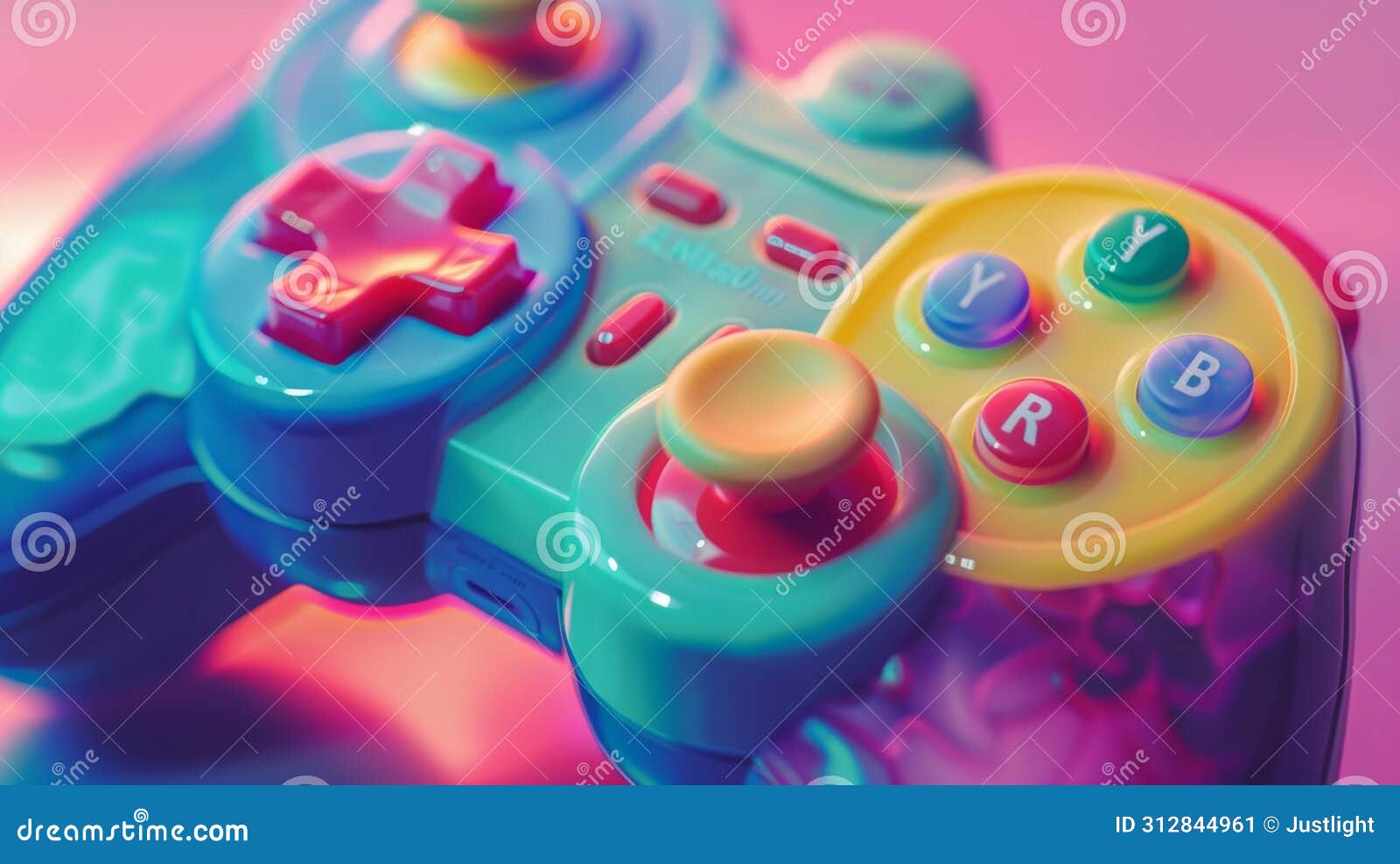 The Colorful Buttons and Dpad of a Classic Controller Worn and Loved ...