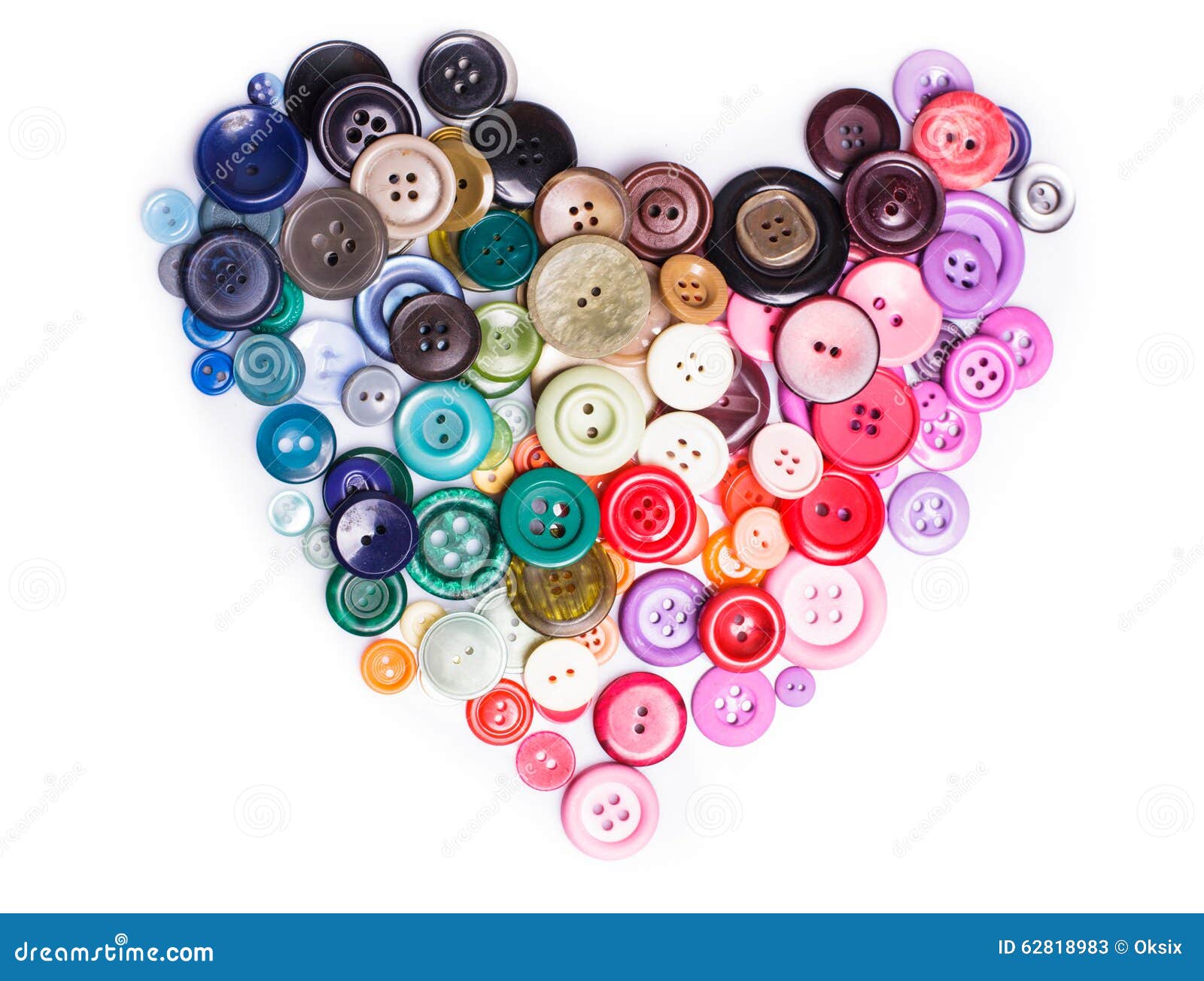 Colorful buttons heart stock image. Image of color, brown - 62818983