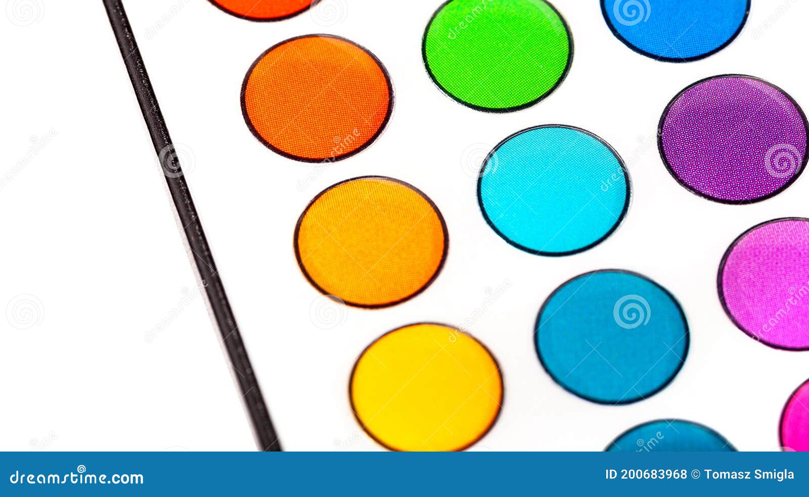 Colorful Buttons on a Led Smart Lighting Remote Control for Controlling ...