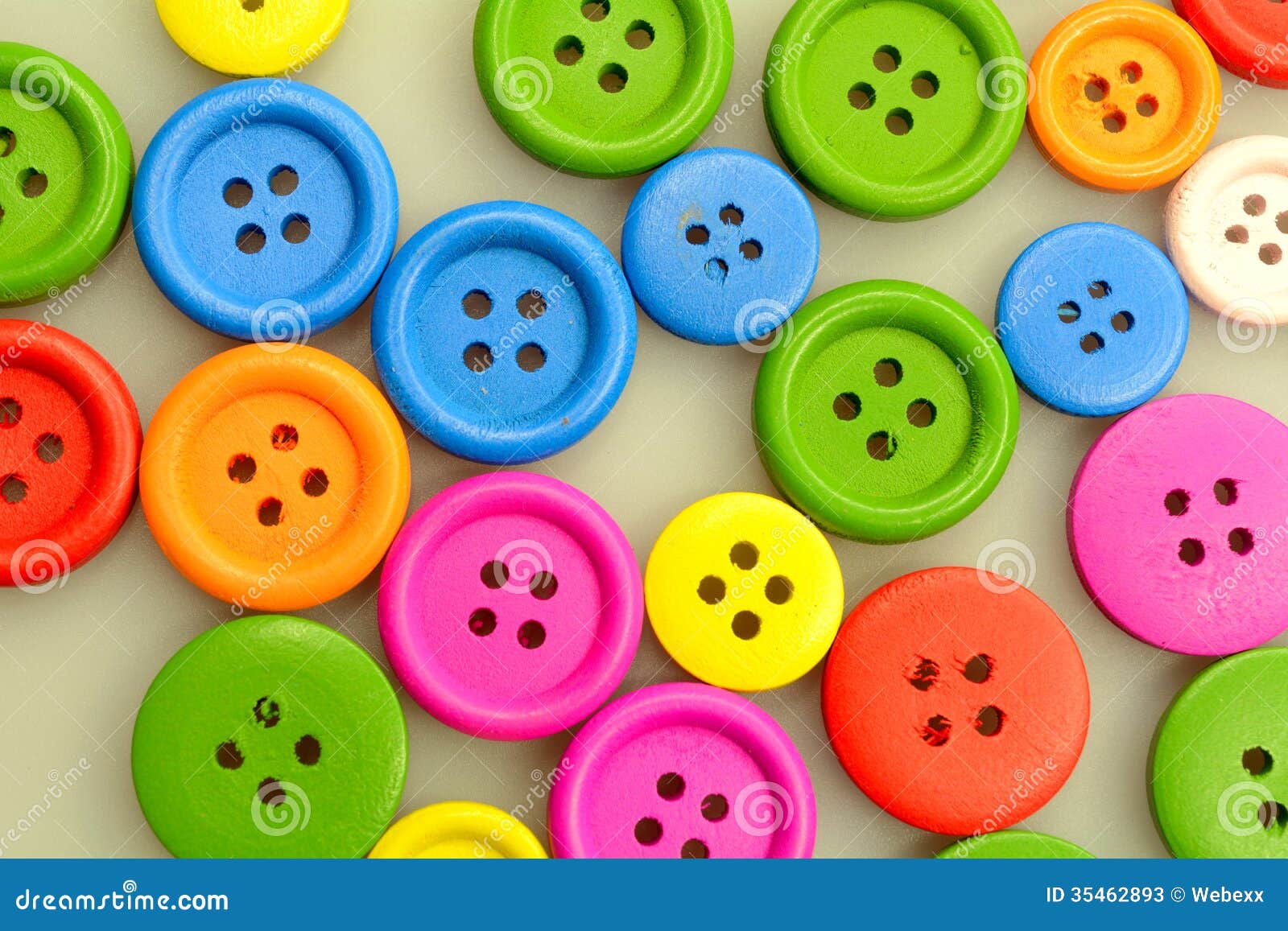 Colorful buttons stock image. Image of colorful, homework - 35462893