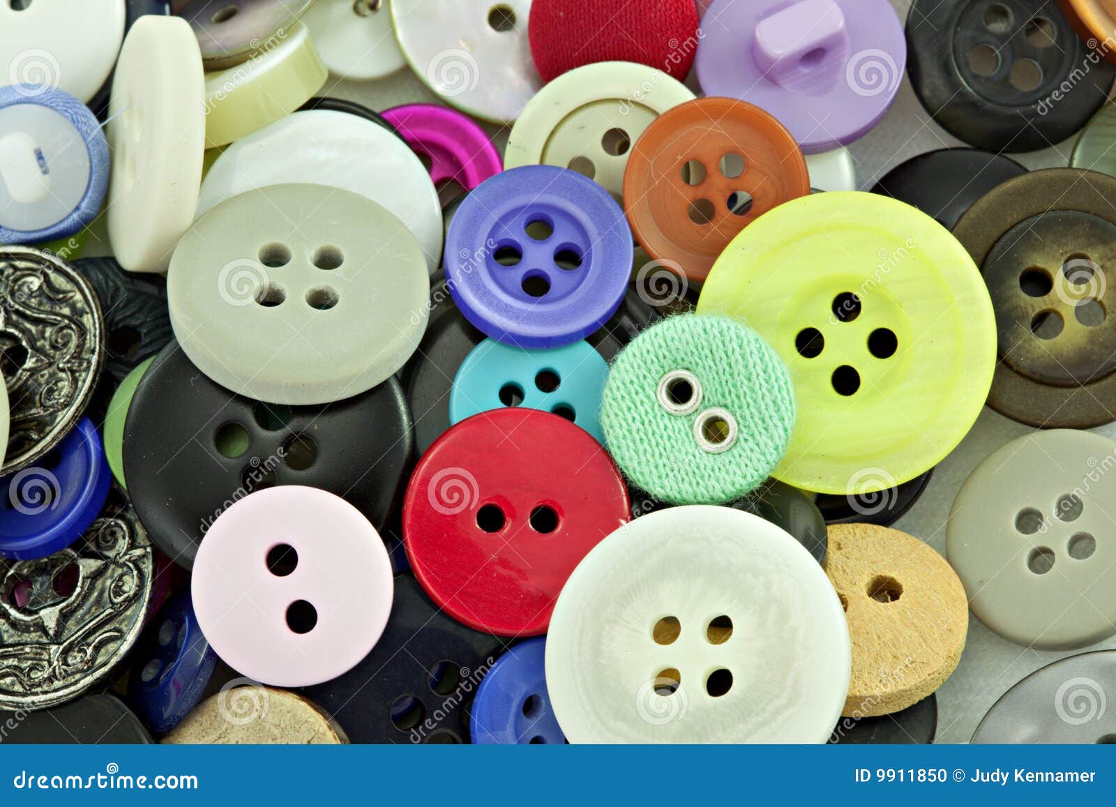 Colorful Buttons for Sewing Stock Photo - Image of assorted, buttons ...