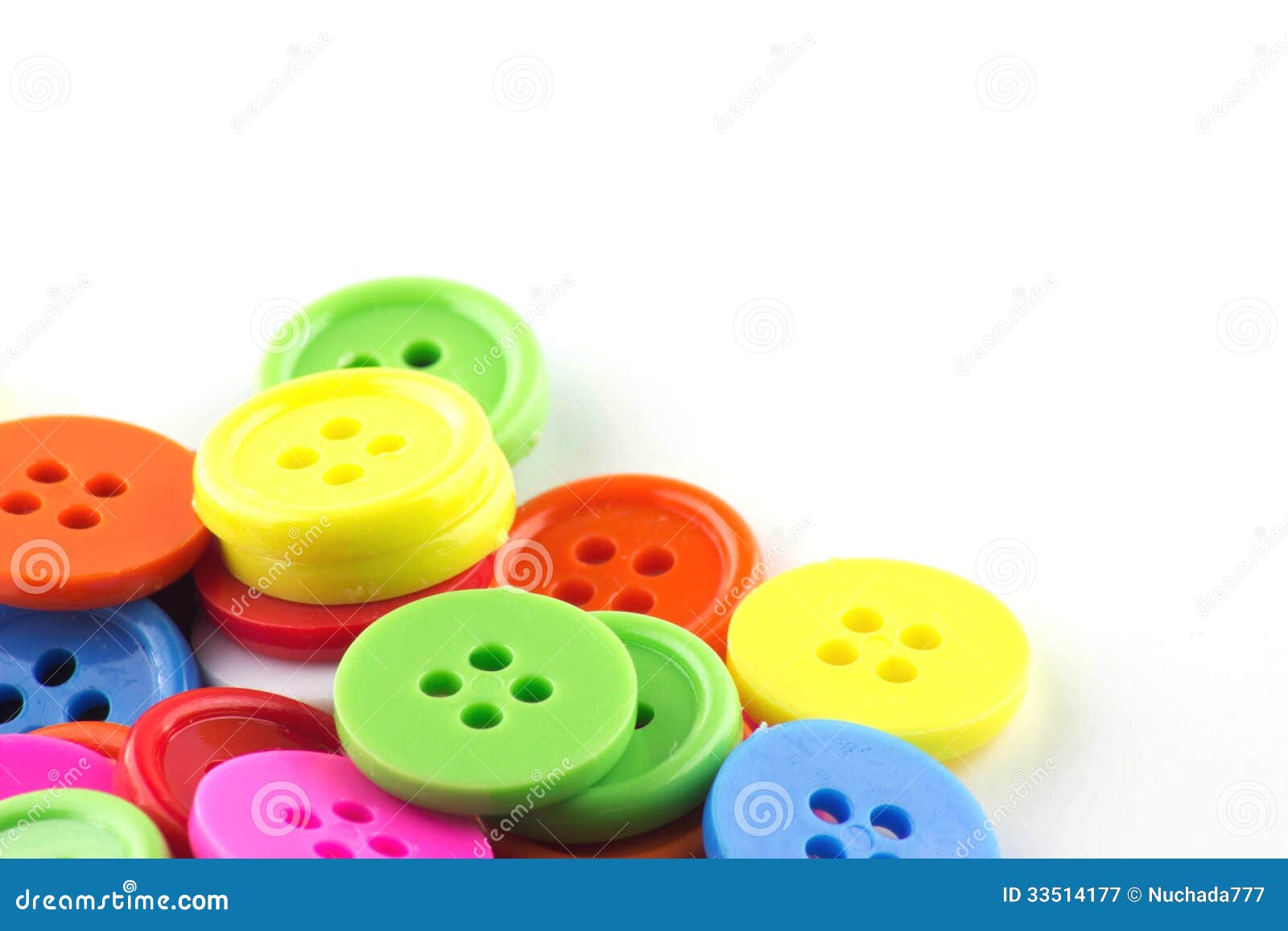 Colorful buttons stock image. Image of group, needlework - 33514177