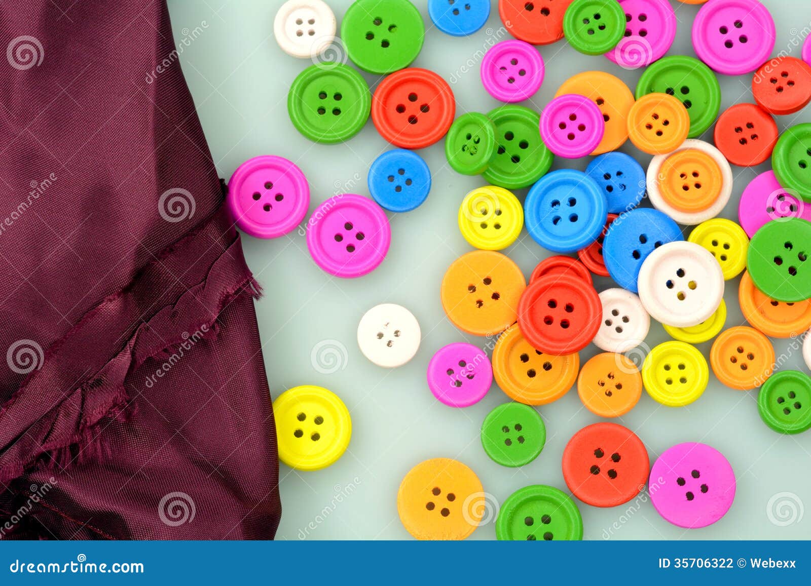 Colorful buttons stock photo. Image of large, sewing - 35706322