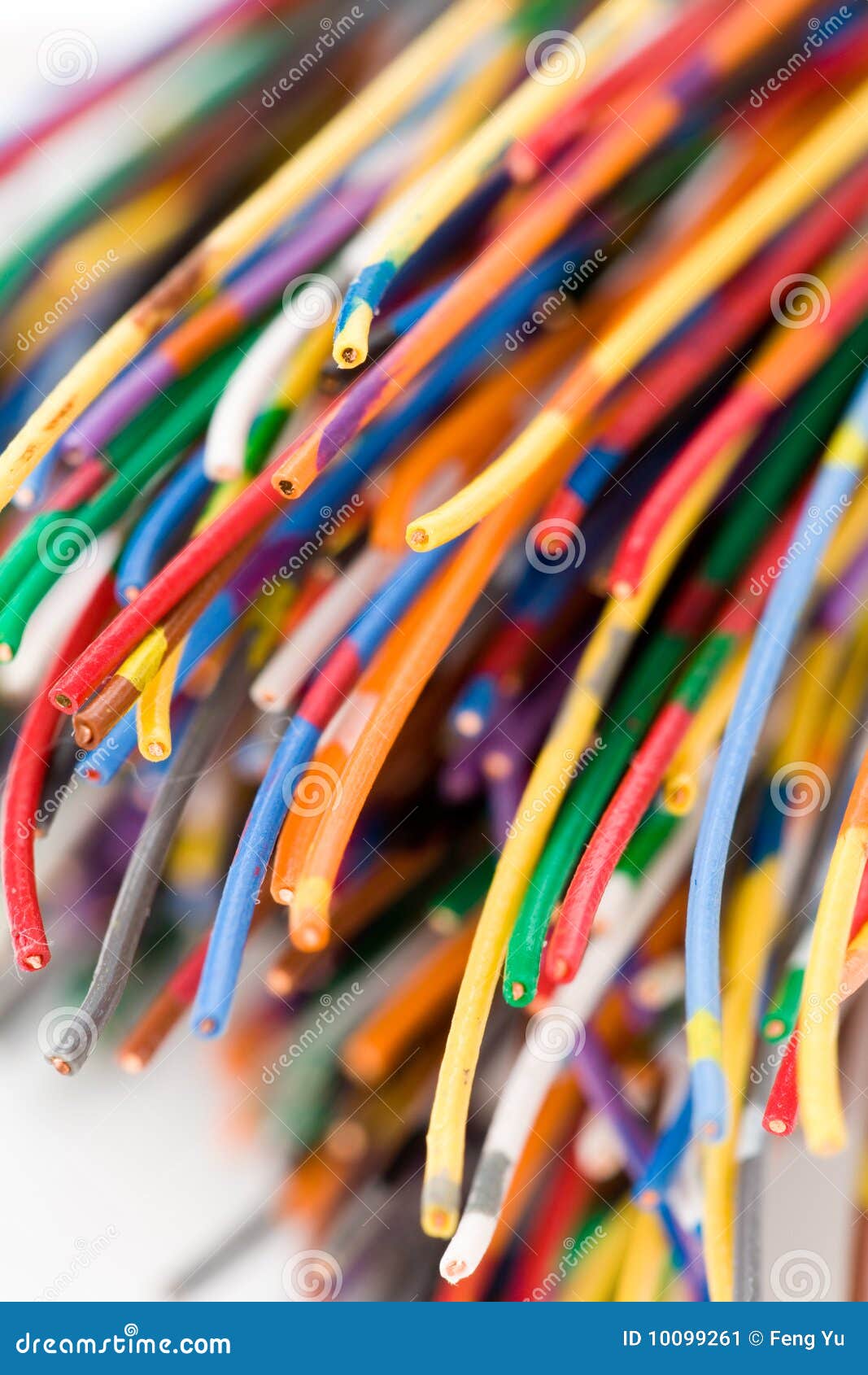 Colorful Cable stock image. Image of yellow, green, cord - 10099261