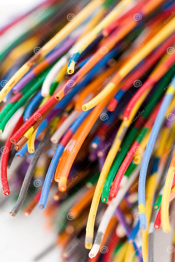 Colorful Cable stock image. Image of yellow, green, cord - 10099261