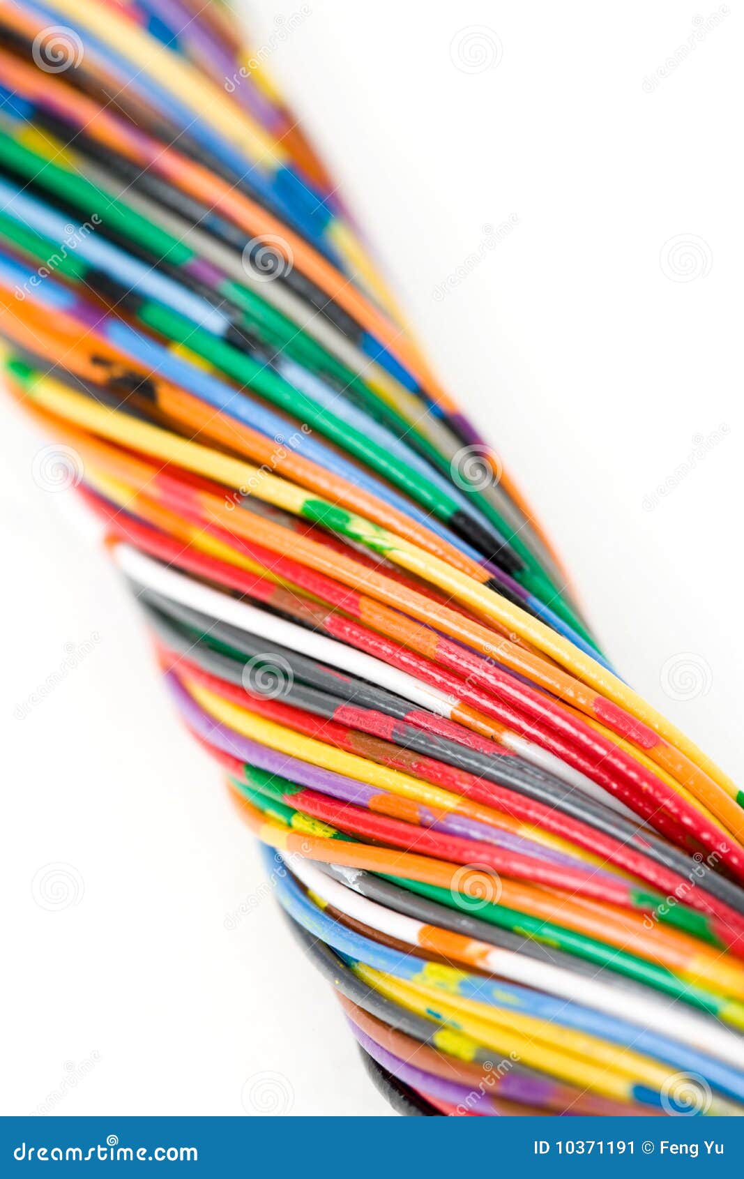 Colorful Cable stock image. Image of wire, cord, connection - 10371191