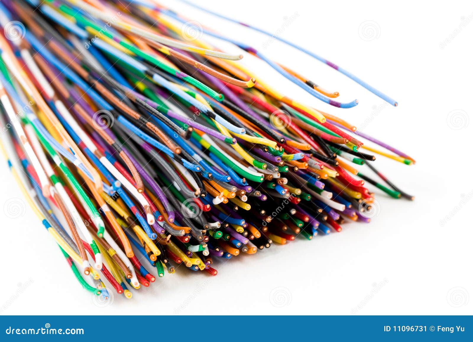 Colorful Cable stock image. Image of cable, information - 11096731