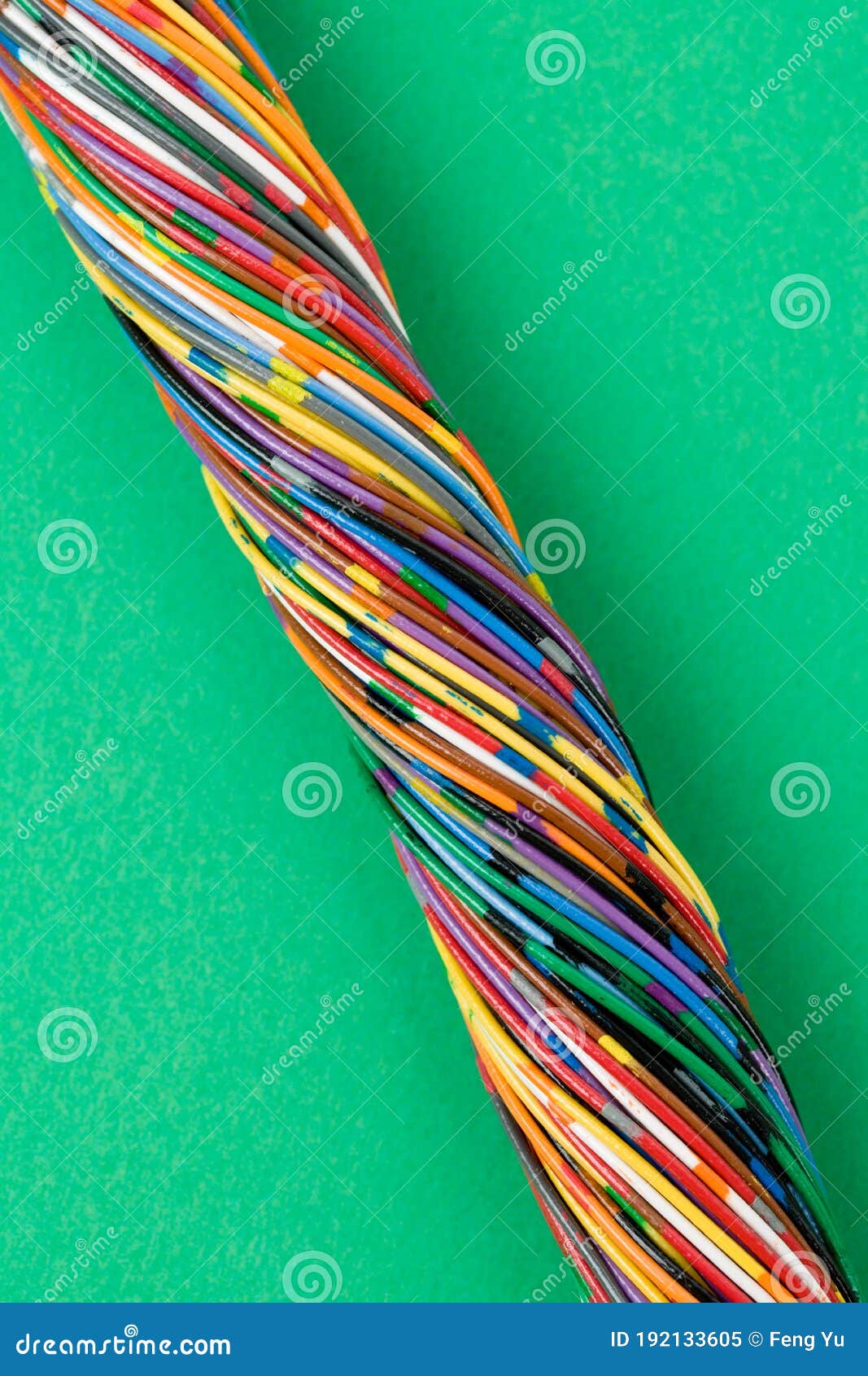 Colorful electrical Cable stock image. Image of electricity - 192133605