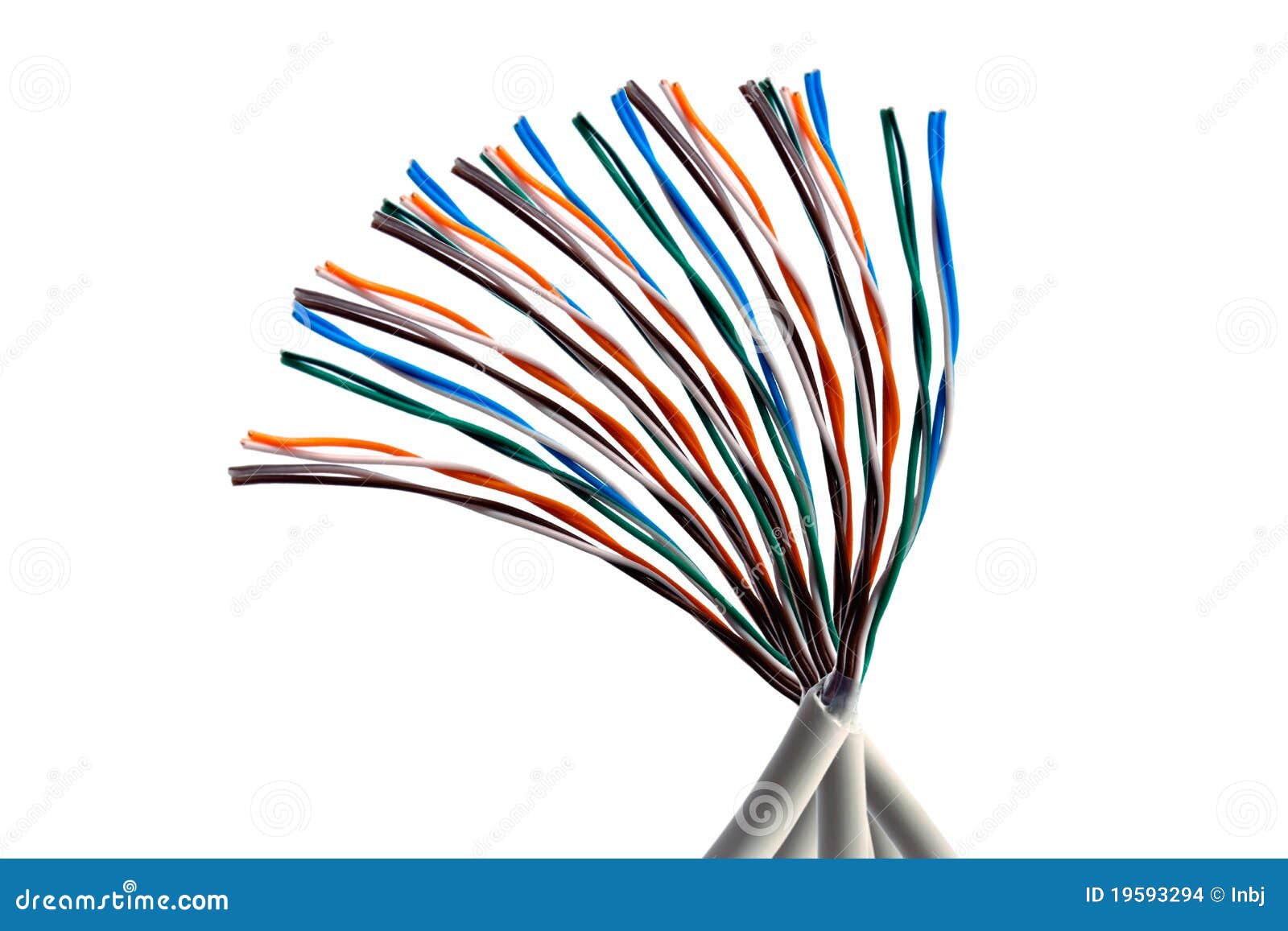 Colorful cables stock photo. Image of idea, cord, multiple - 19593294