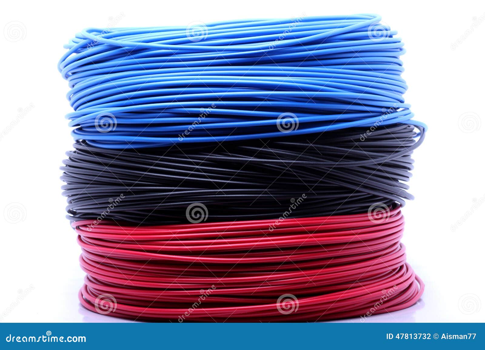 Colorful cables stock photo. Image of installation, electricity - 47813732
