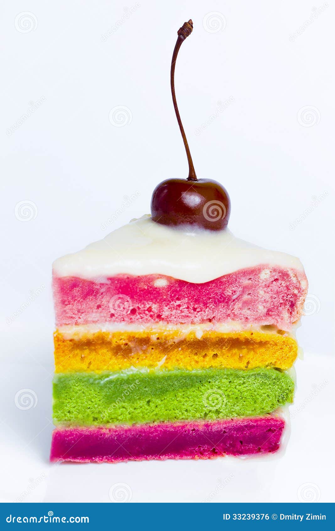 A colorful cake stock photo. Image of dine, colourful - 33239376