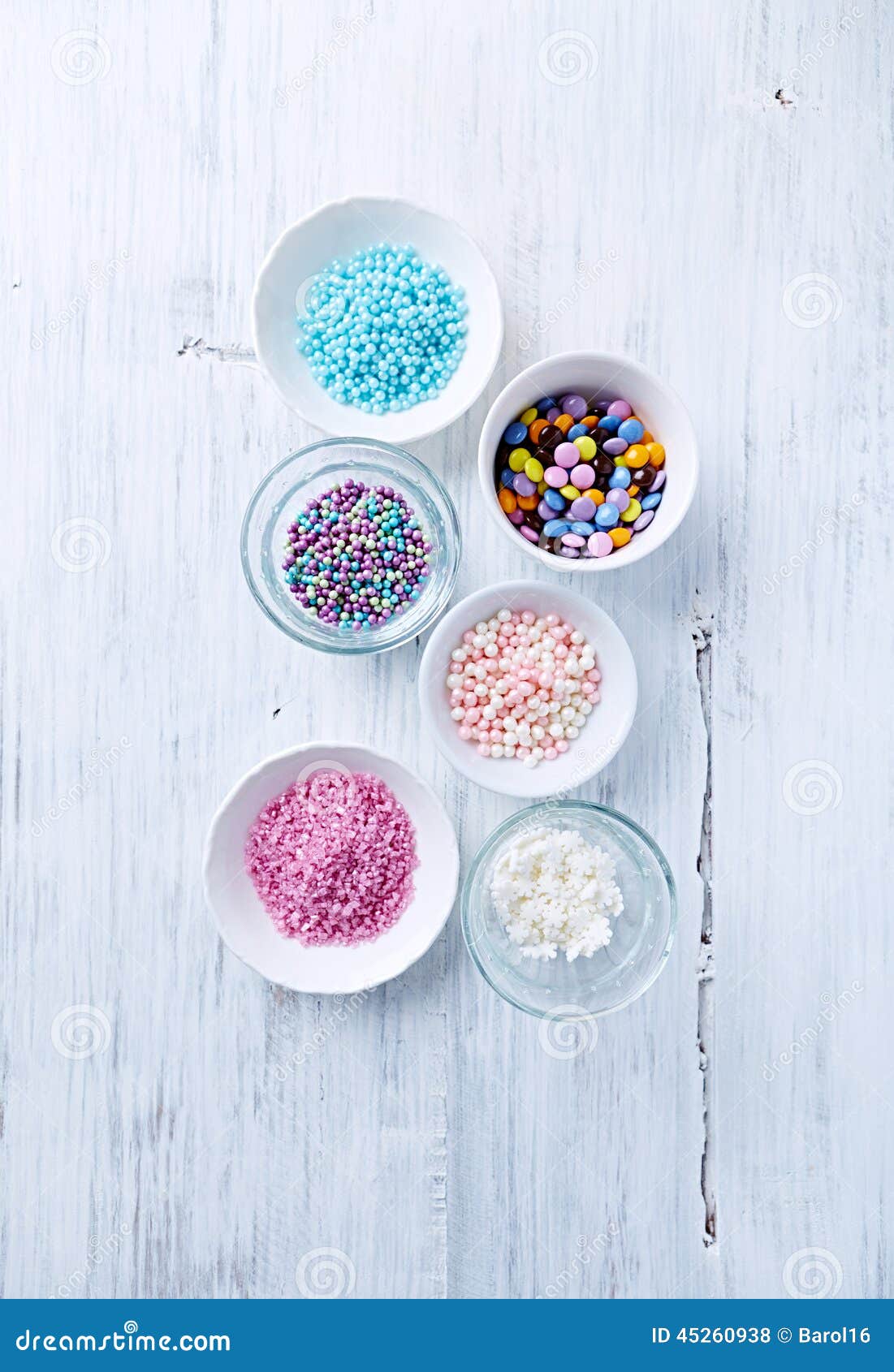 Colorful Cake Decorations stock photo. Image of pearls - 45260938