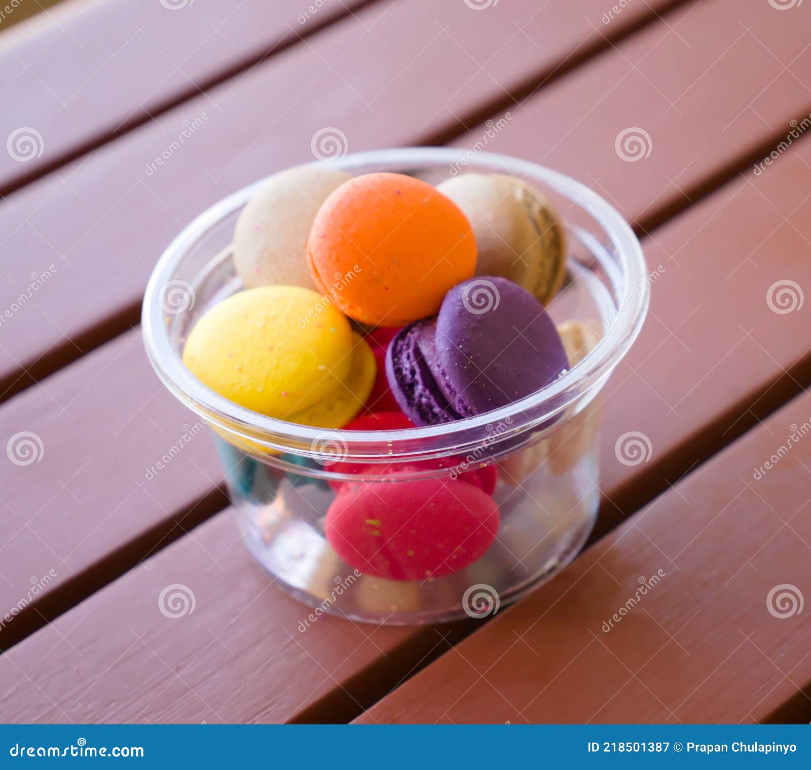 Colorful Cake Macaron on Cup Stock Image - Image of eating, delicious ...