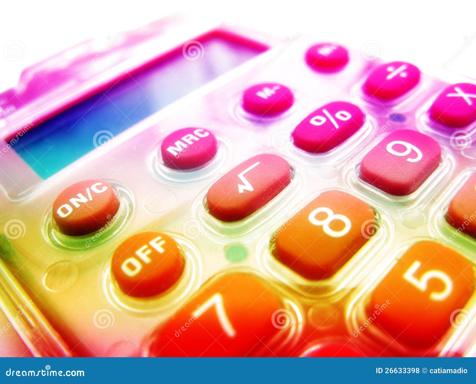 Colorful Calculator Royalty Free Stock Photos - Image: 26633398