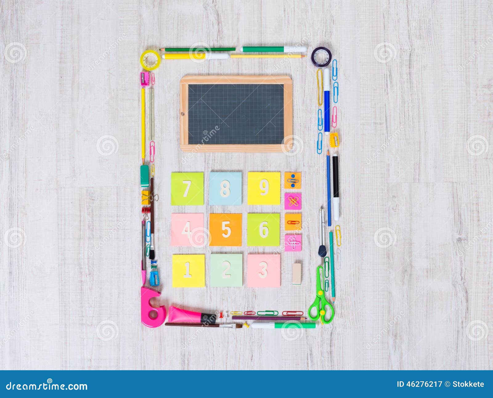 Colorful calculator stock image. Image of button, back - 46276217
