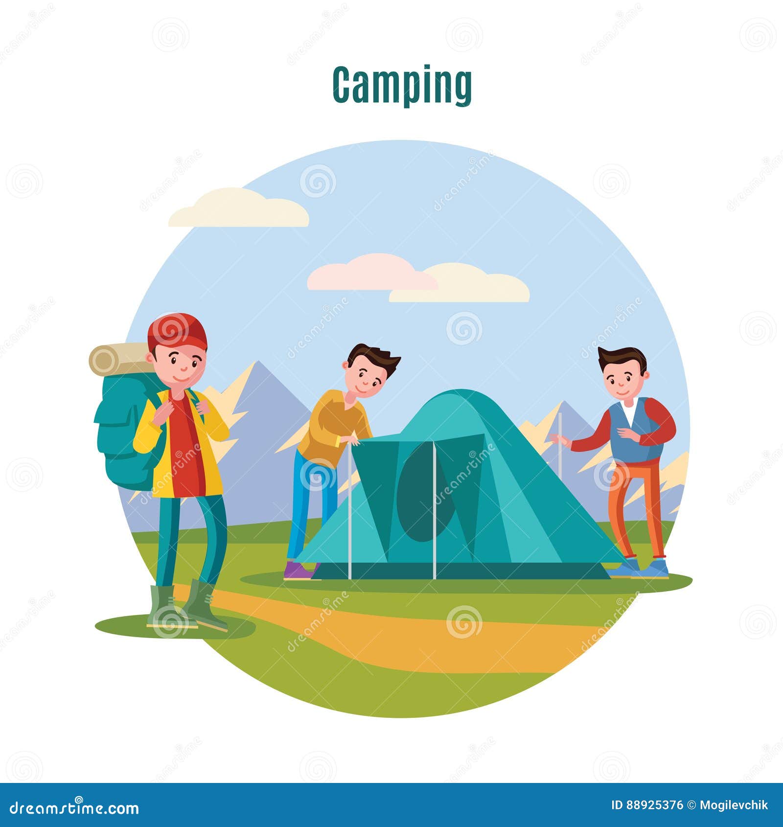 Backpacking Cartoons, Illustrations & Vector Stock Images - 7764 ...