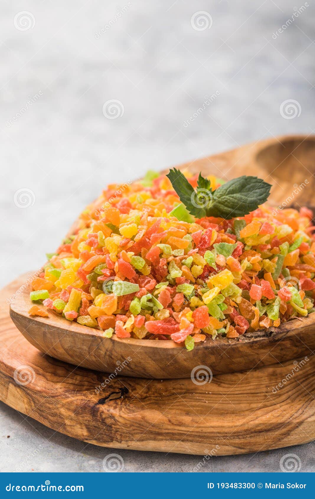 Colorful Candied Fruits Succade Assorted Stock Photo - Image of ...