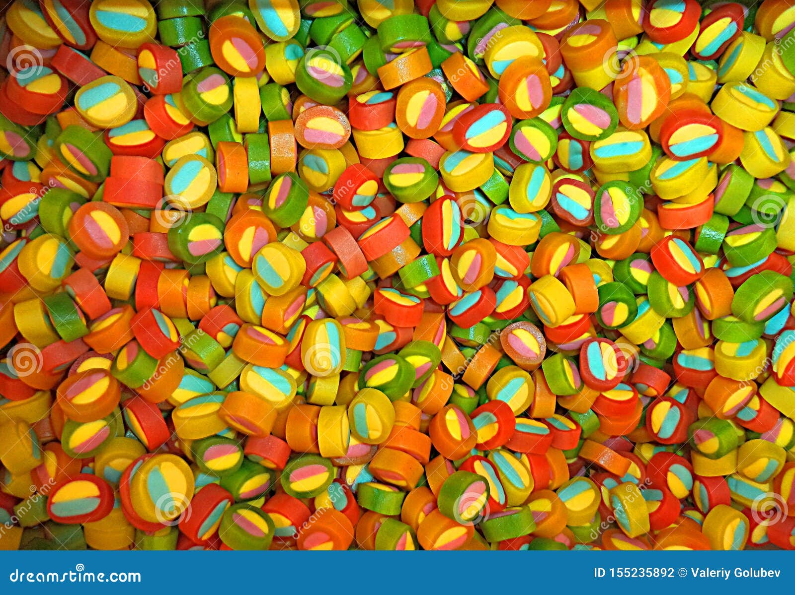Colorful Candies on the Counter in the Store Stock Photo - Image of ...