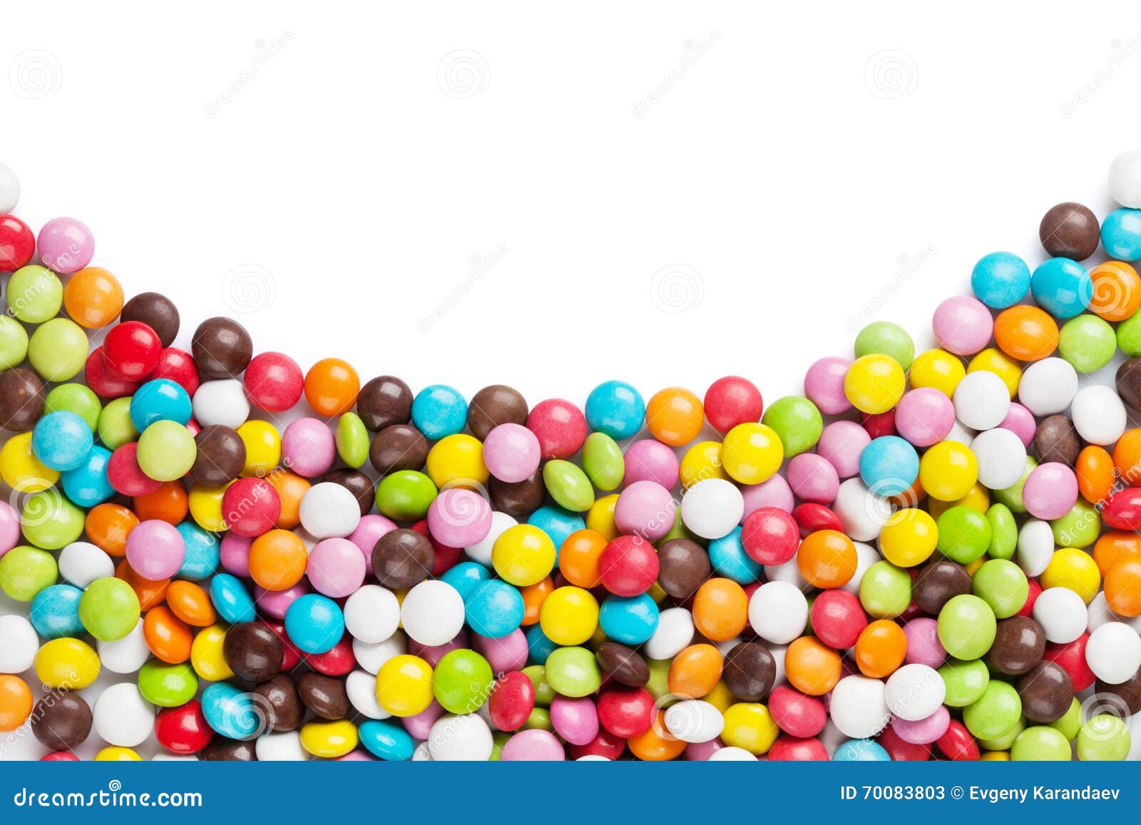 Colorful candies frame stock image. Image of hard, copyspace - 70083803