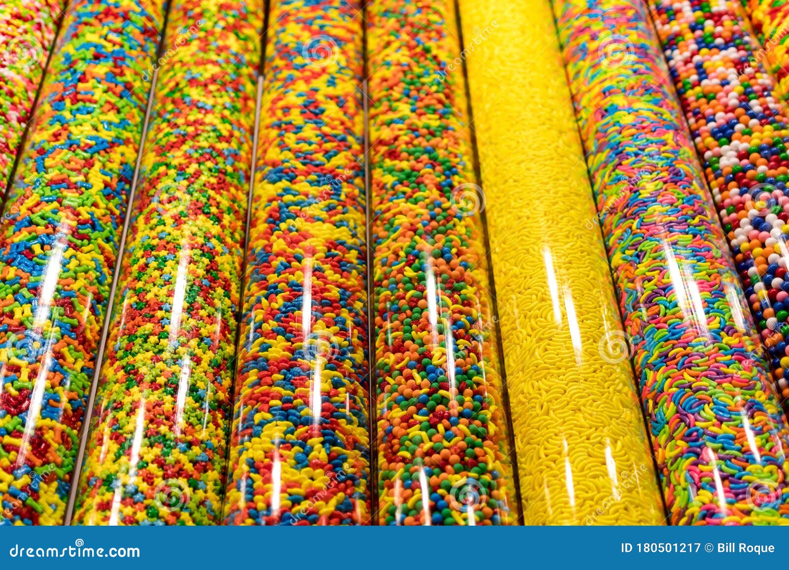 Colorful Candies Inside a Transparent Glass Jar Stock Image - Image of ...