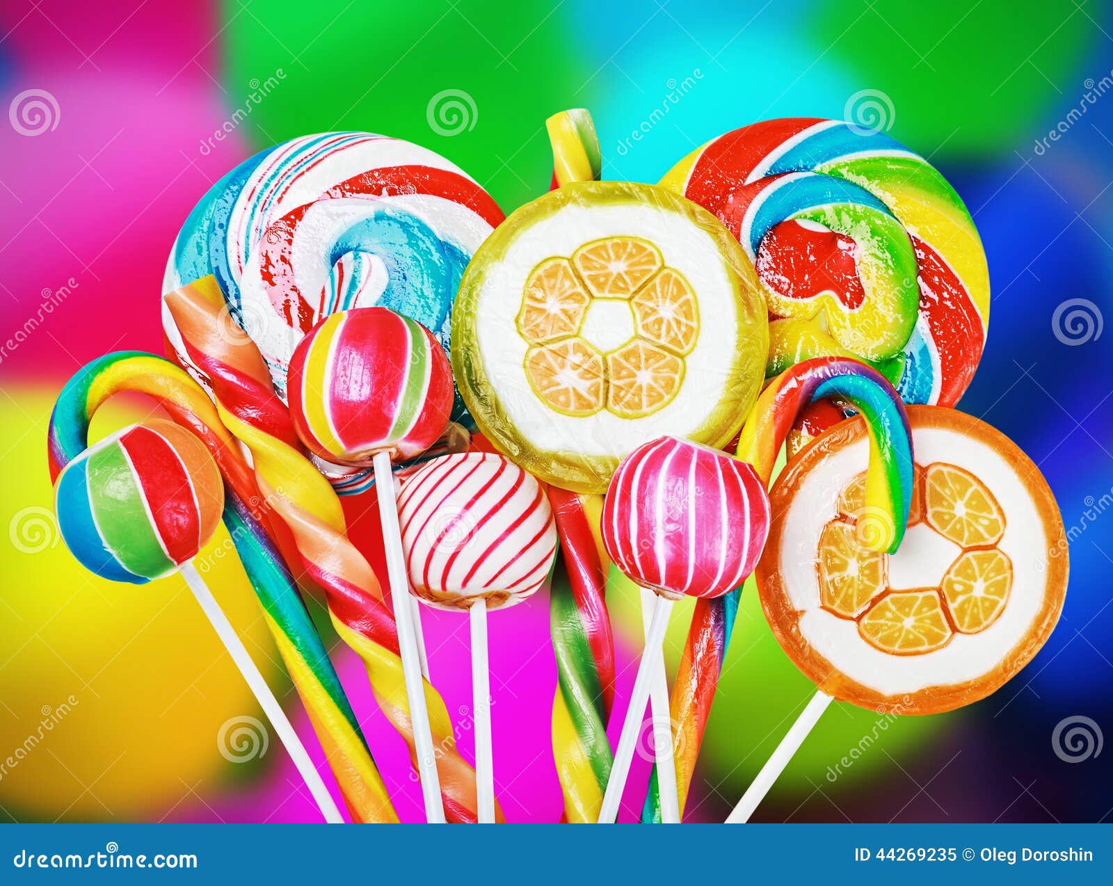Colorful Candies and Sweets Stock Image - Image of holiday, food: 44269235