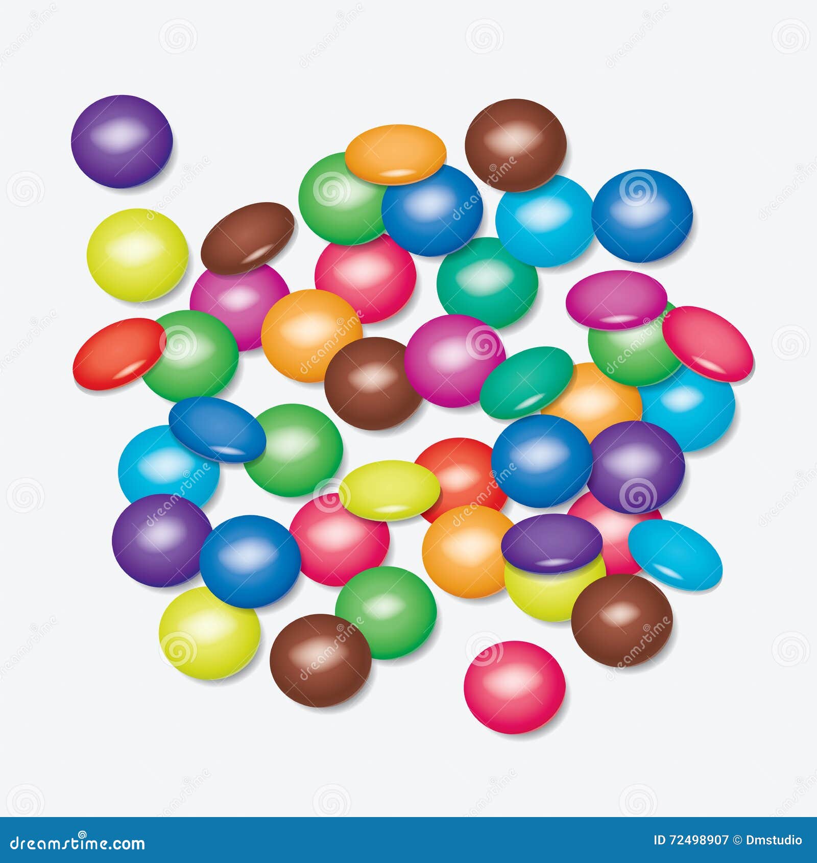 Colorful Candies Isolated On A Transparent Background Stock Photography ...