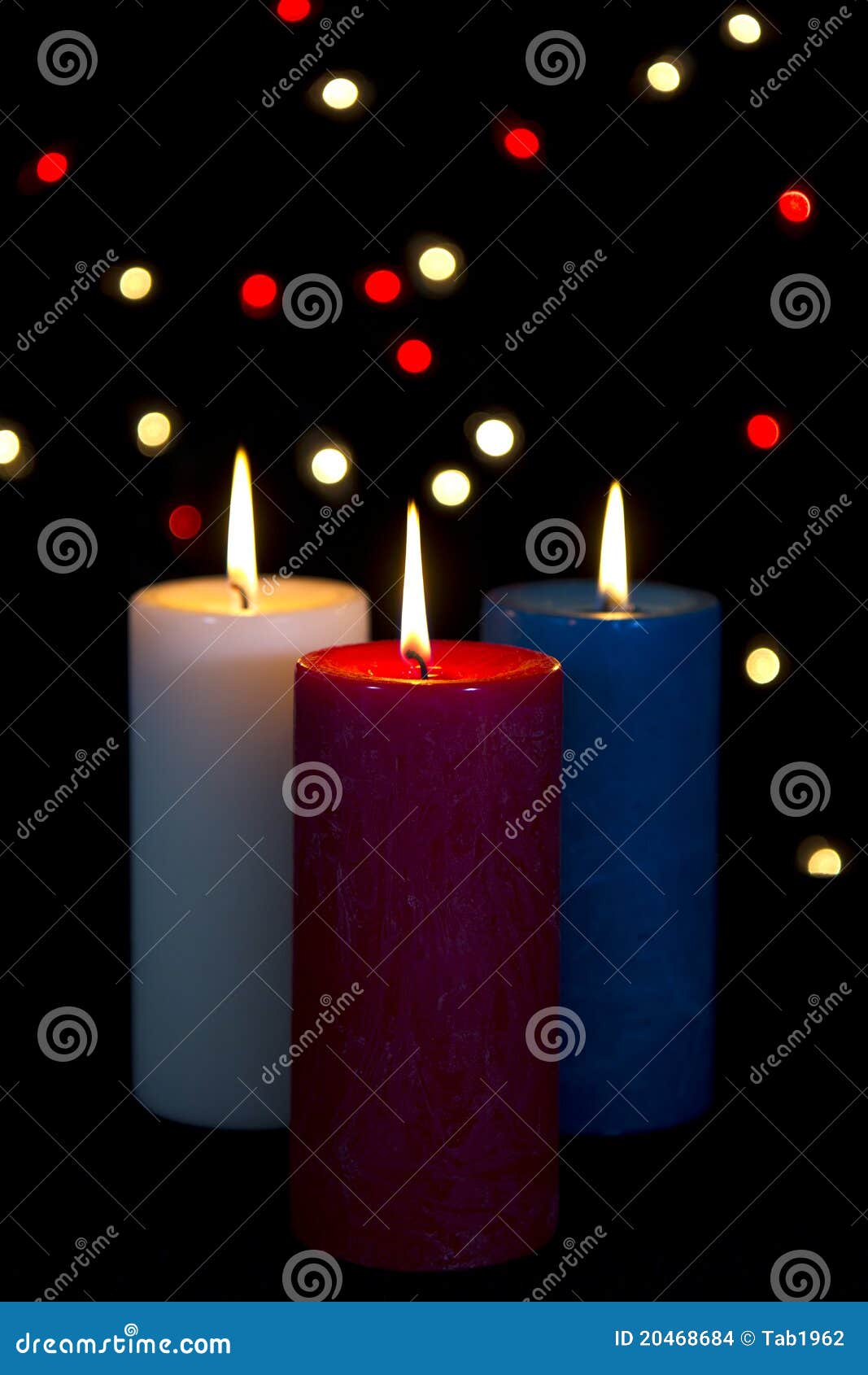 Colorful Candles stock photo. Image of glow, wick, candle - 20468684