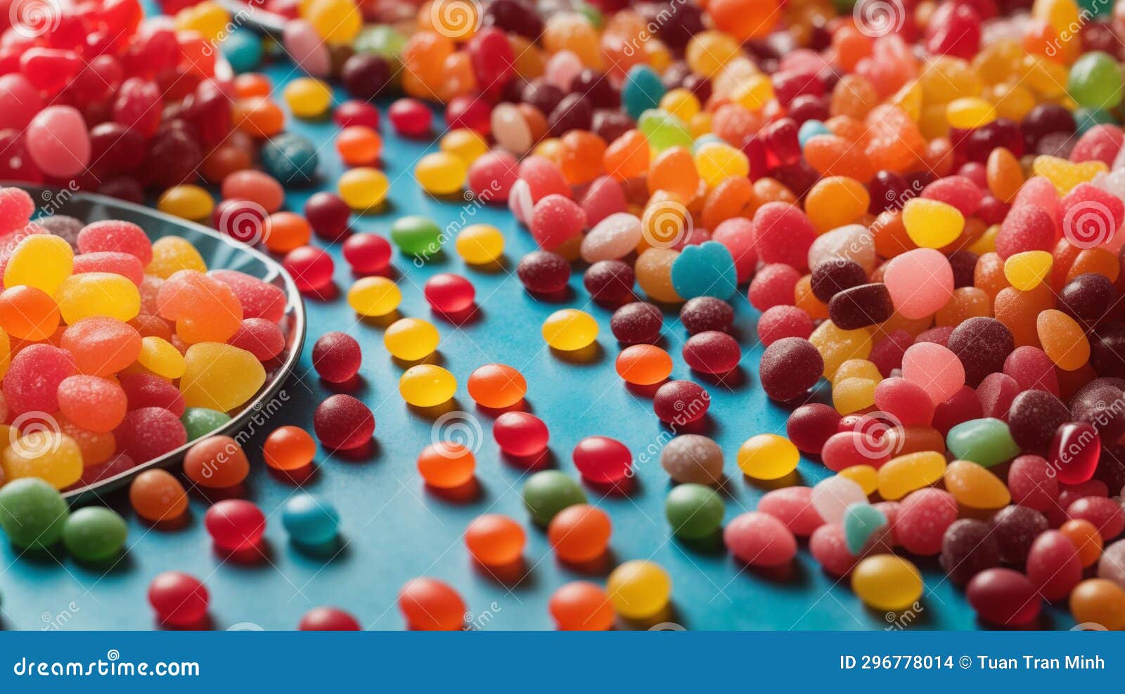 Colorful candy stock photo. Image of yellow, cake, food - 296778014