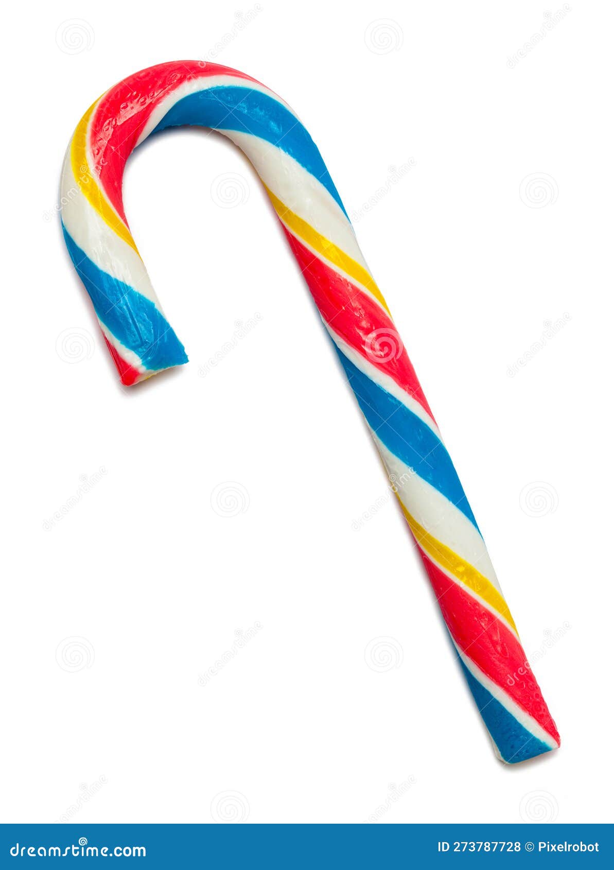 Colorful Candy Cane stock photo. Image of yellow, peppermint - 273787728