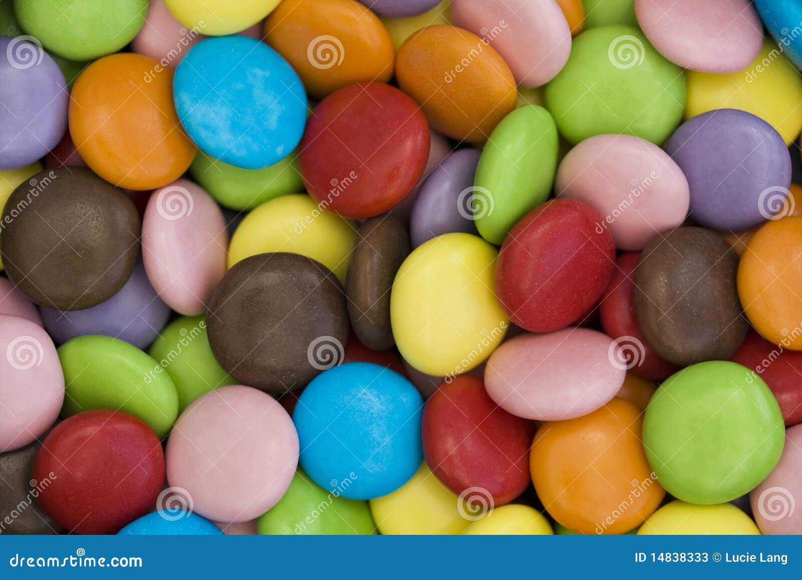 Colorful Candy Coated Chocolate Sweets Stock Image - Image of heap ...