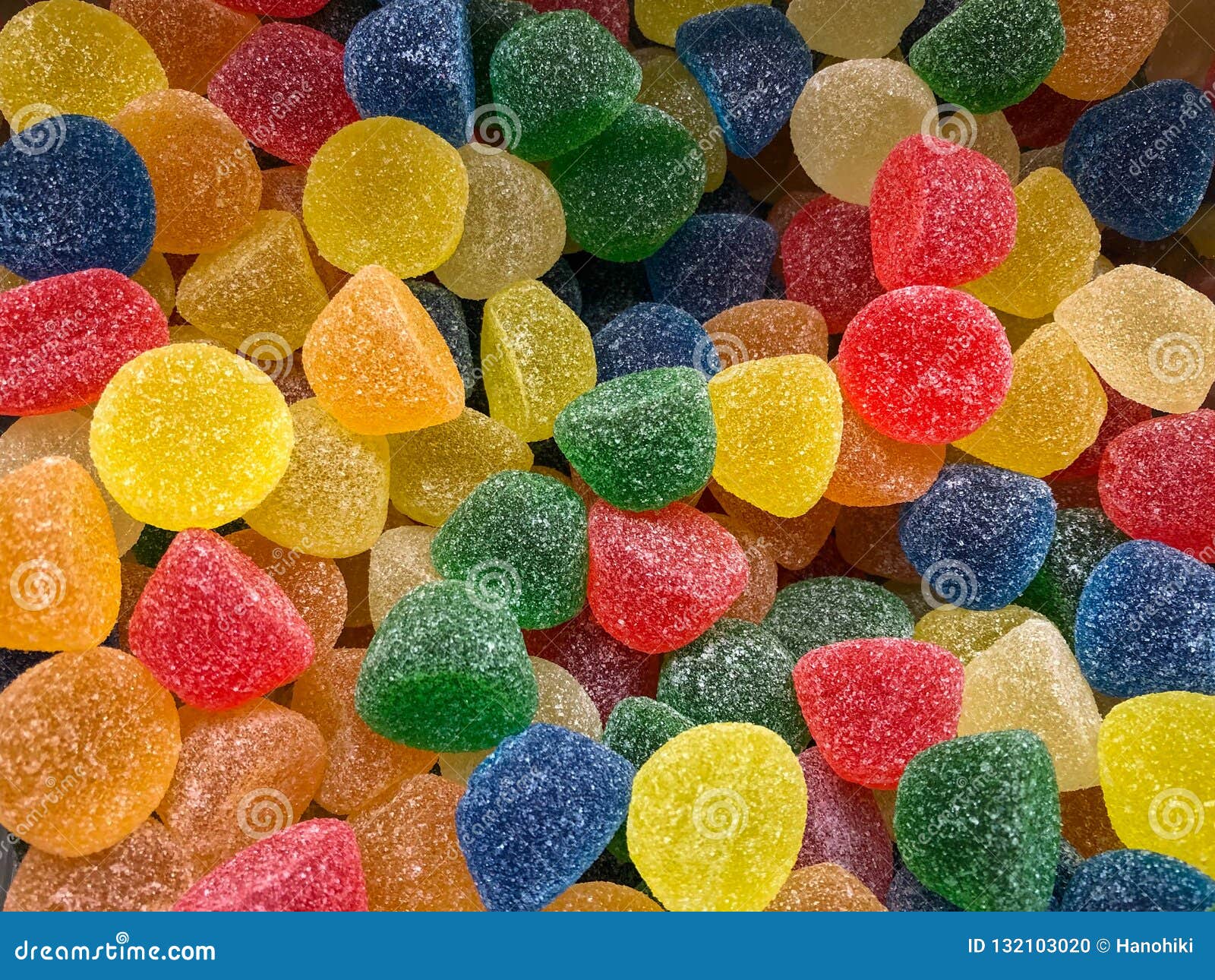 Colorful Candy Gums - Multi-colored Sugar Jelly Stock Photo - Image of ...