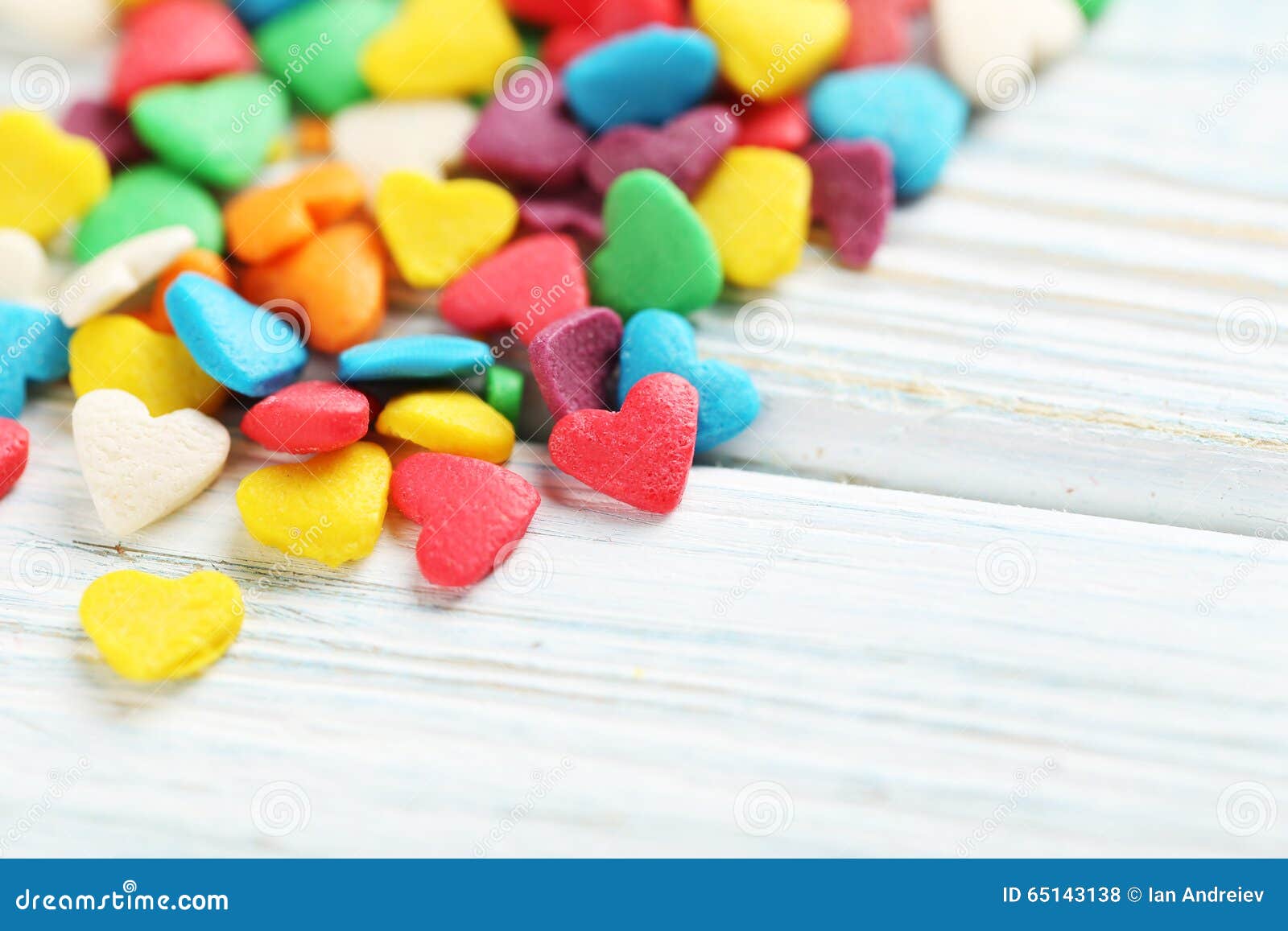 Colorful candy hearts stock photo. Image of orange, romantic - 65143138