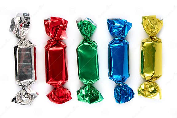 Colorful candy isolated stock photo. Image of isolated - 12476700