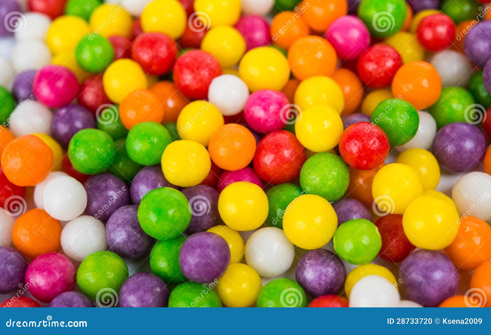 Colorful candy peas stock photo. Image of abstract, plate - 28733720
