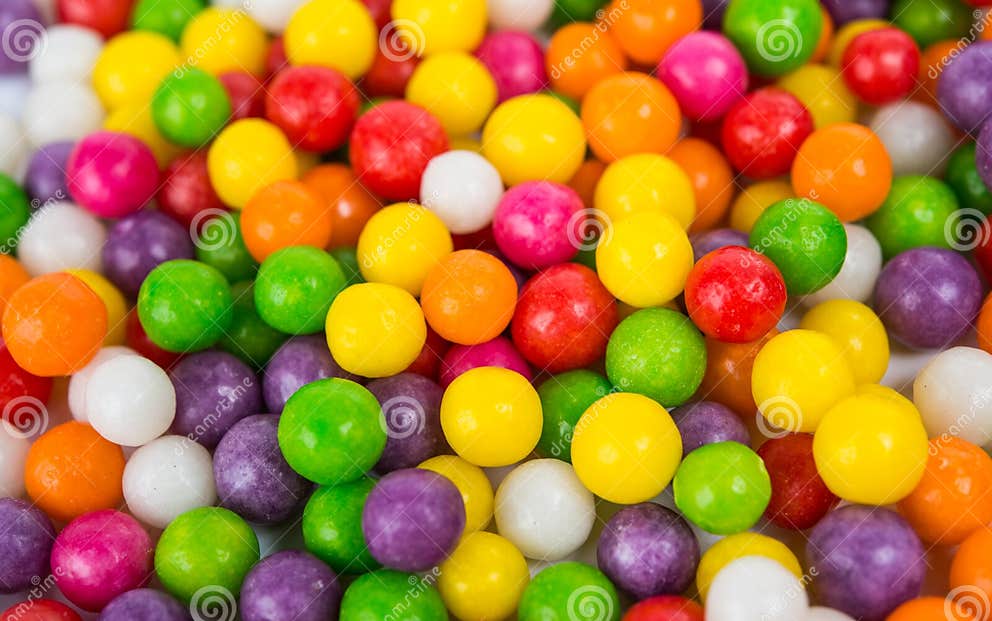 Colorful candy peas stock photo. Image of abstract, plate - 28733720