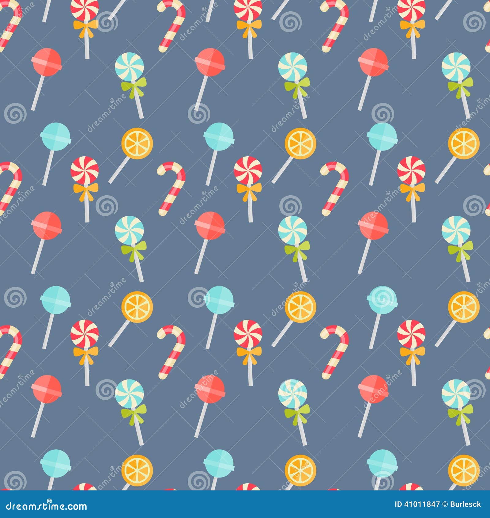 Colorful Candy Seamless Pattern Stock Vector - Illustration of party ...