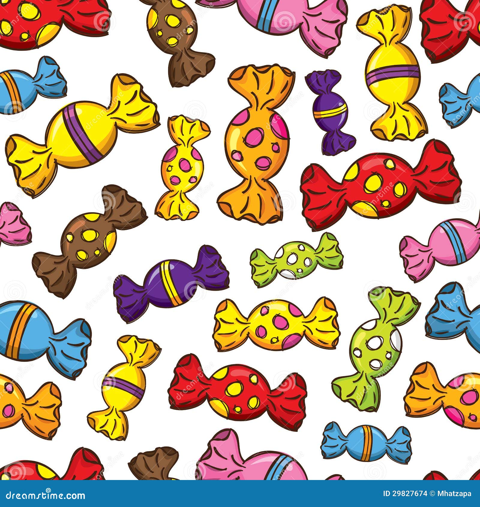 Candy background stock illustration. Illustration of orange - 29827674