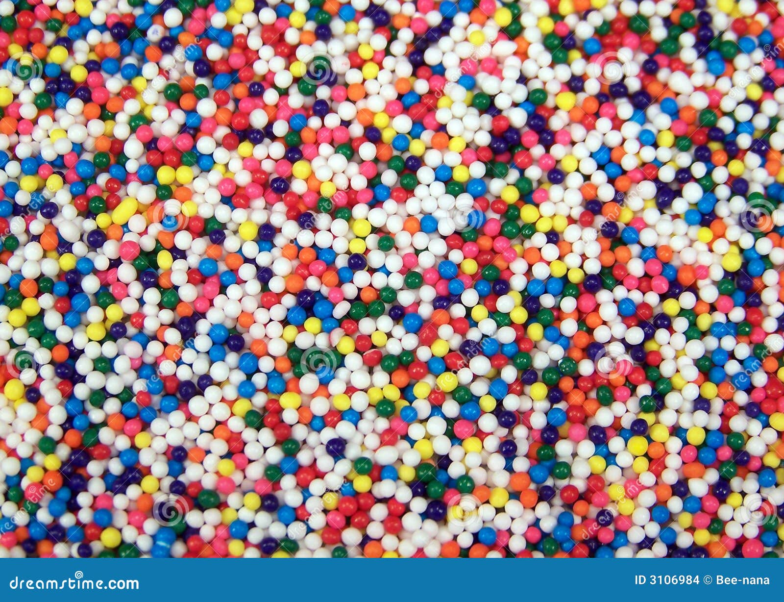 Colorful Candy Sprinkles stock photo. Image of balls, blue - 3106984