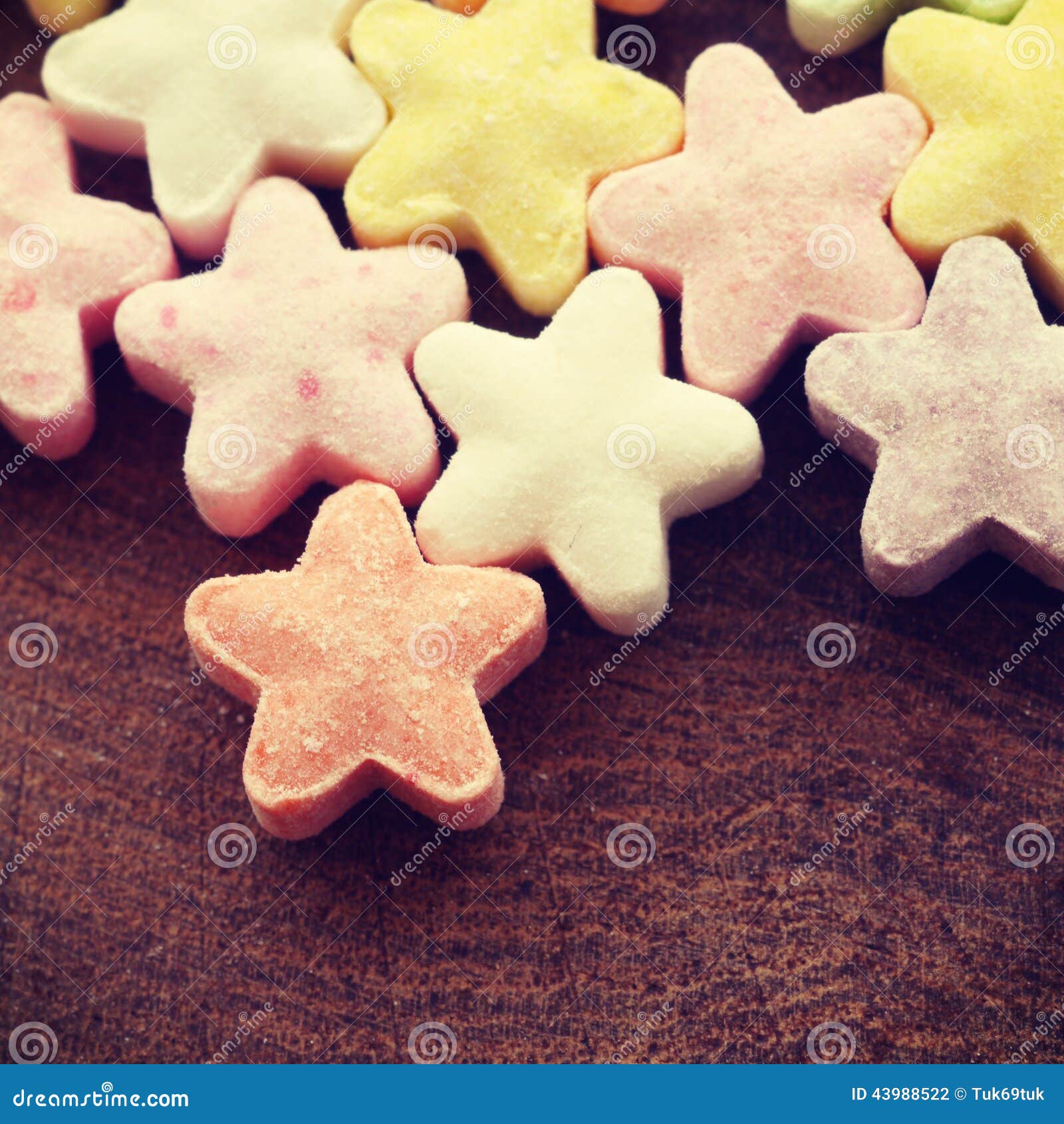 Colorful Candy Stars Old Retro Vintage Stock Photo - Image of retro ...
