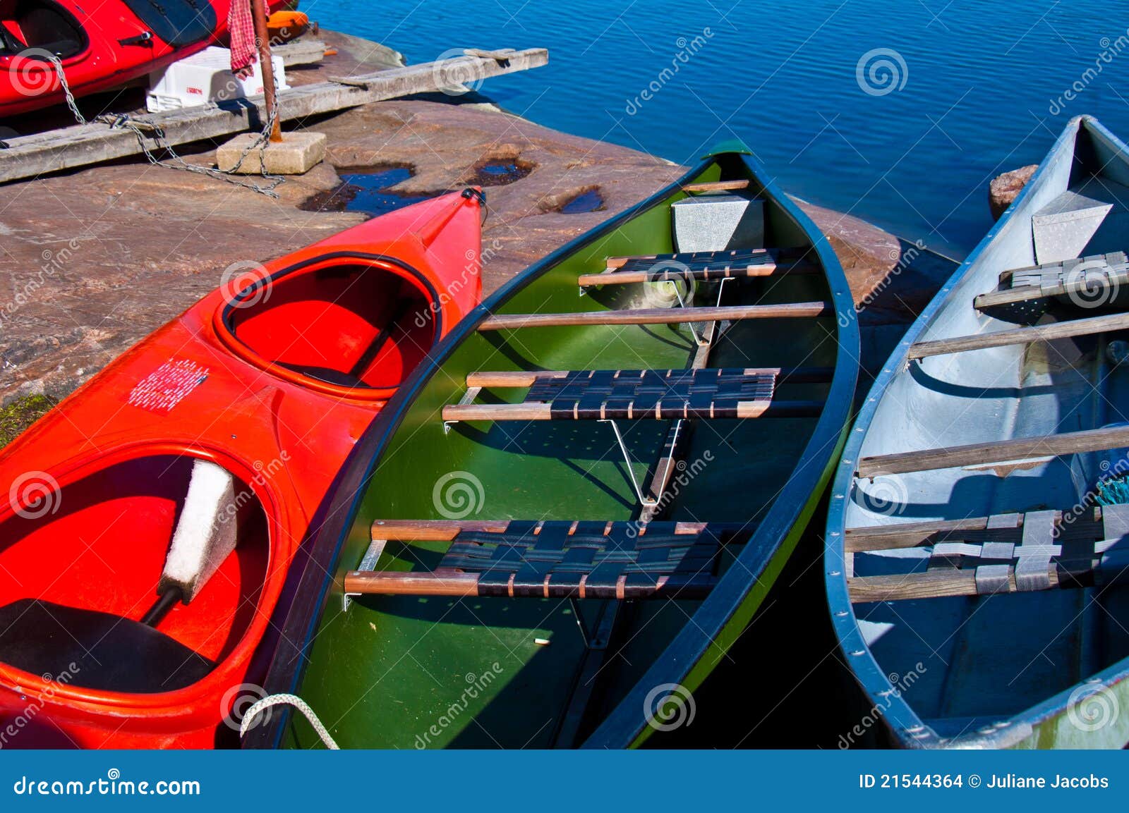 Colorful canoes stock photo. Image of idyllic, outdoors - 21544364