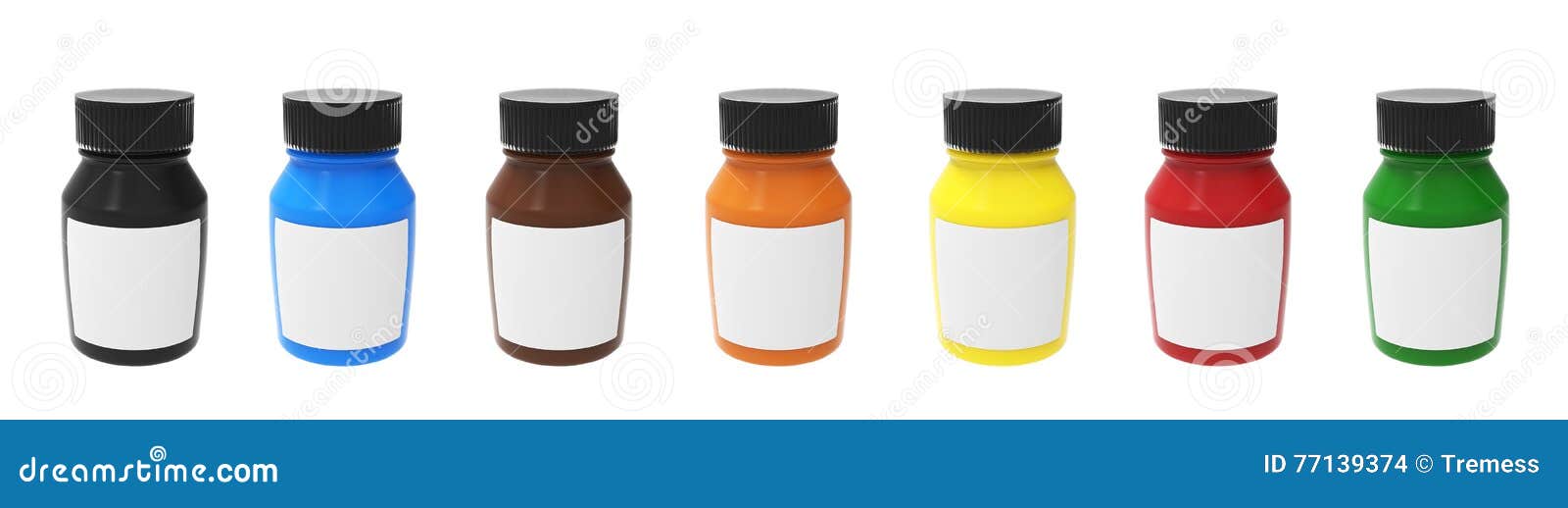 Colorful cans stock photo. Image of creativity, liquid - 77139374