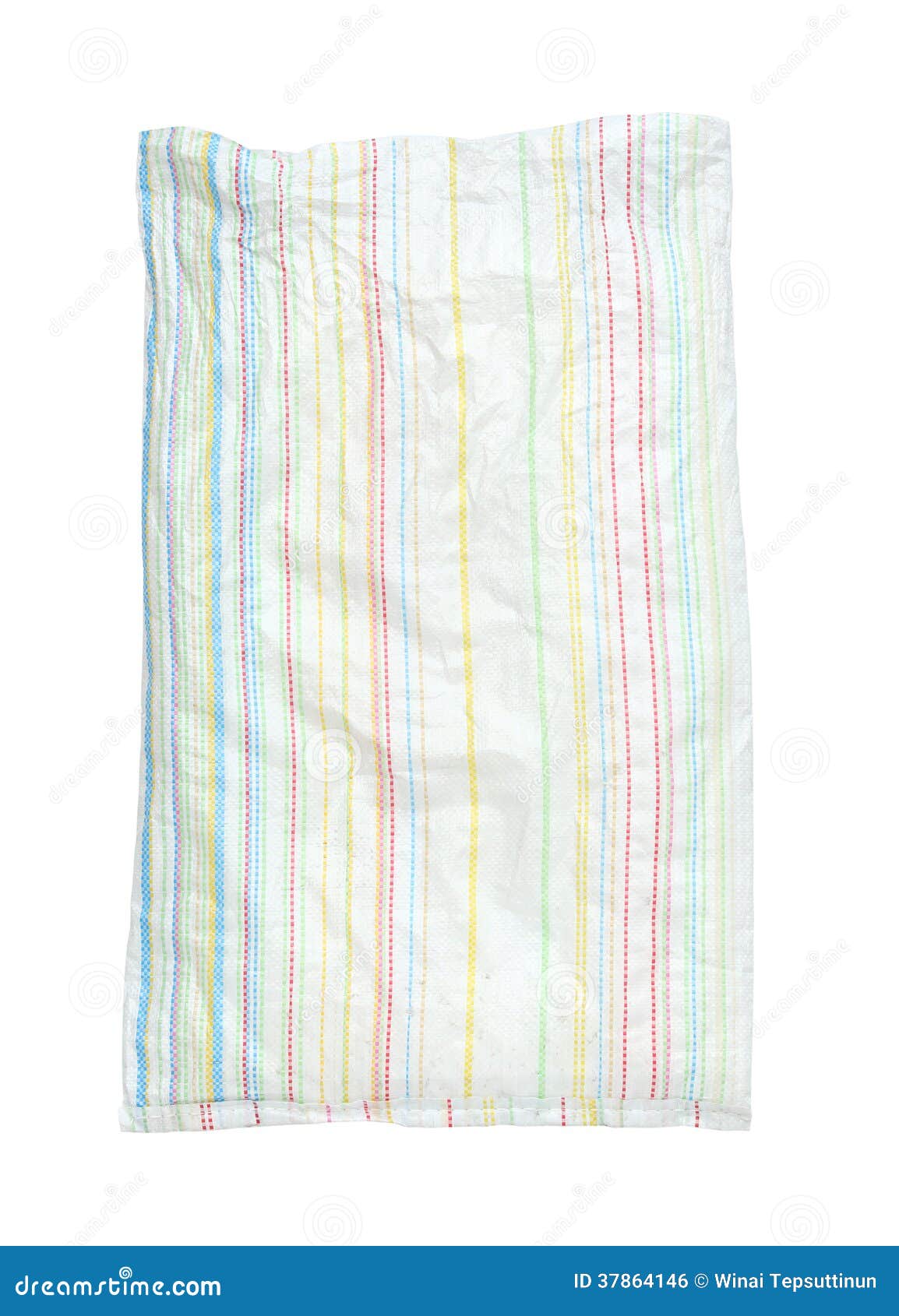 Colorful canvas sack stock photo. Image of crumpled, factory - 37864146