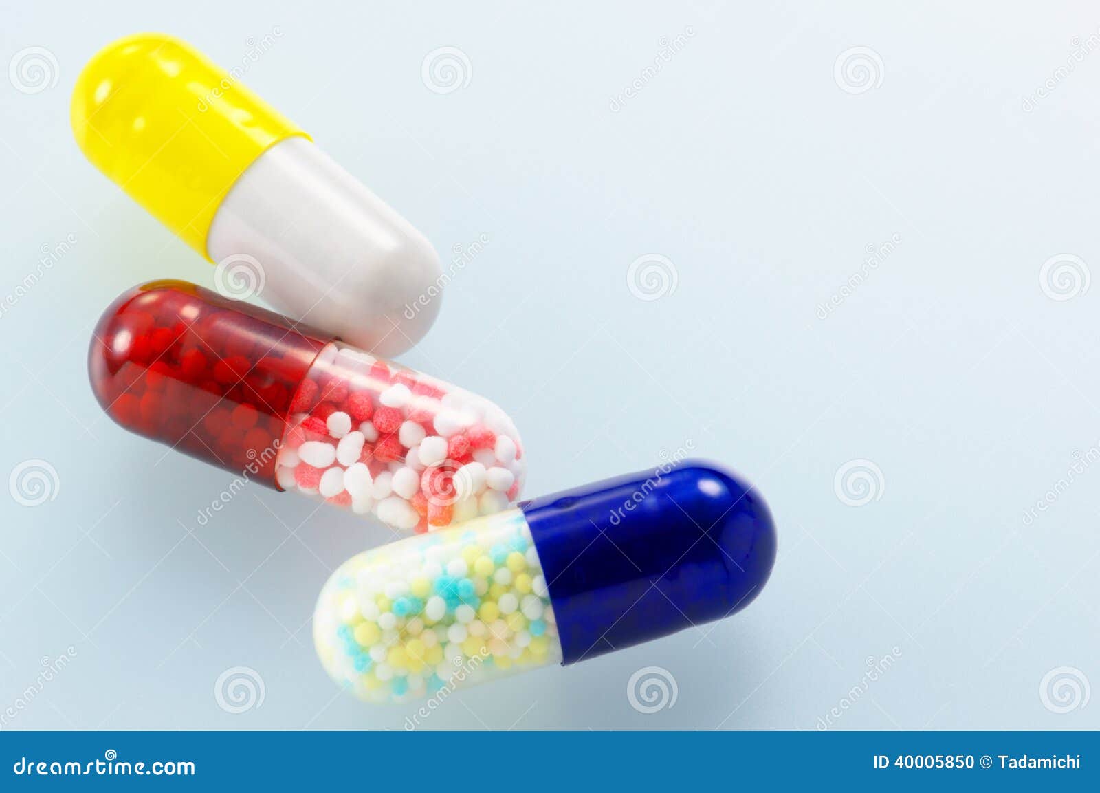 Colorful Capsule Medicines. Stock Photo - Image of medicament ...