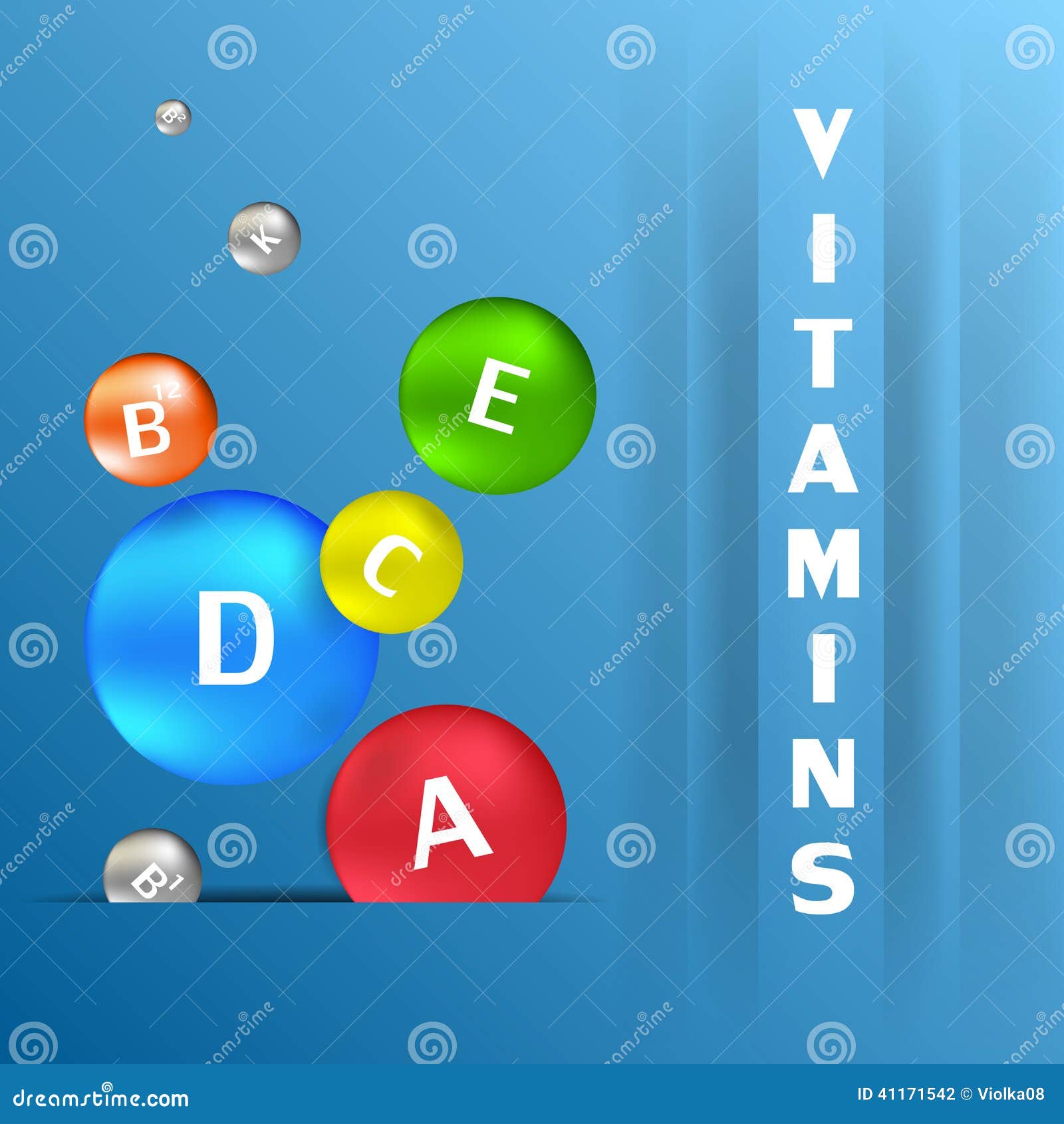 Colorful Capsules with Vitamins Stock Illustration - Illustration of ...