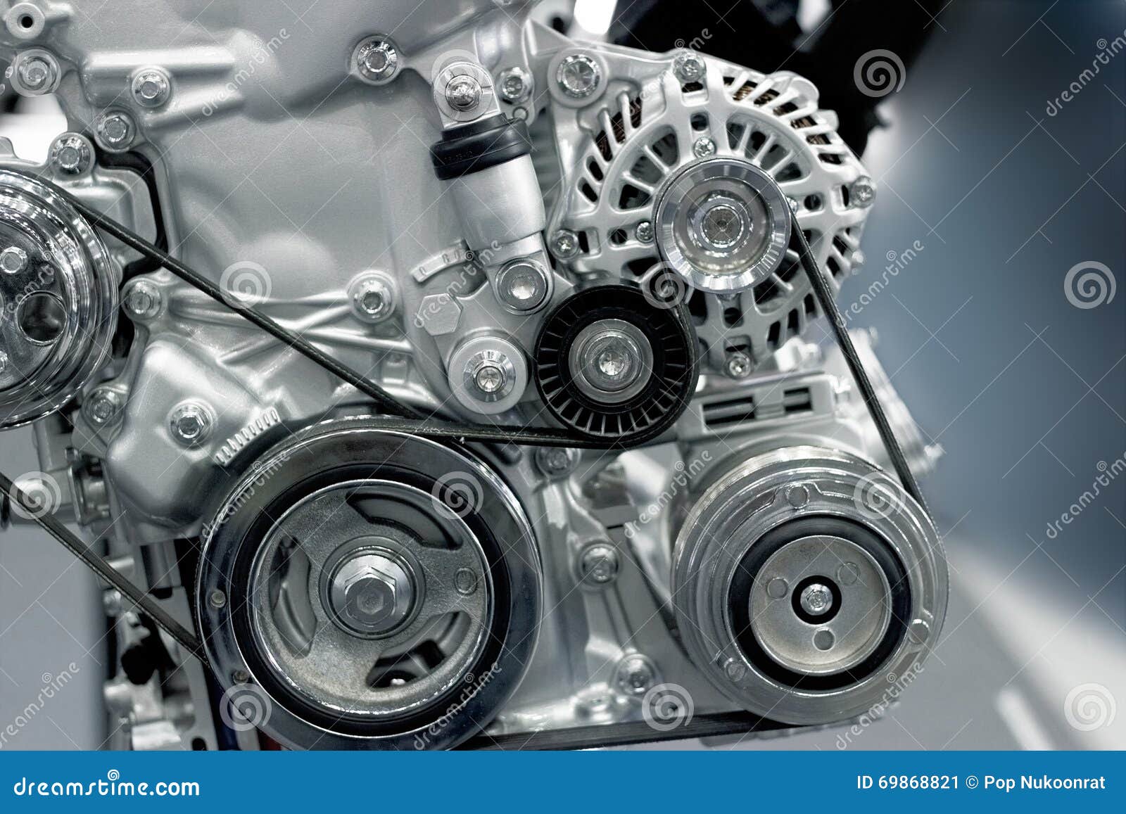 Colorful car engine part stock image. Image of colorful - 69868821