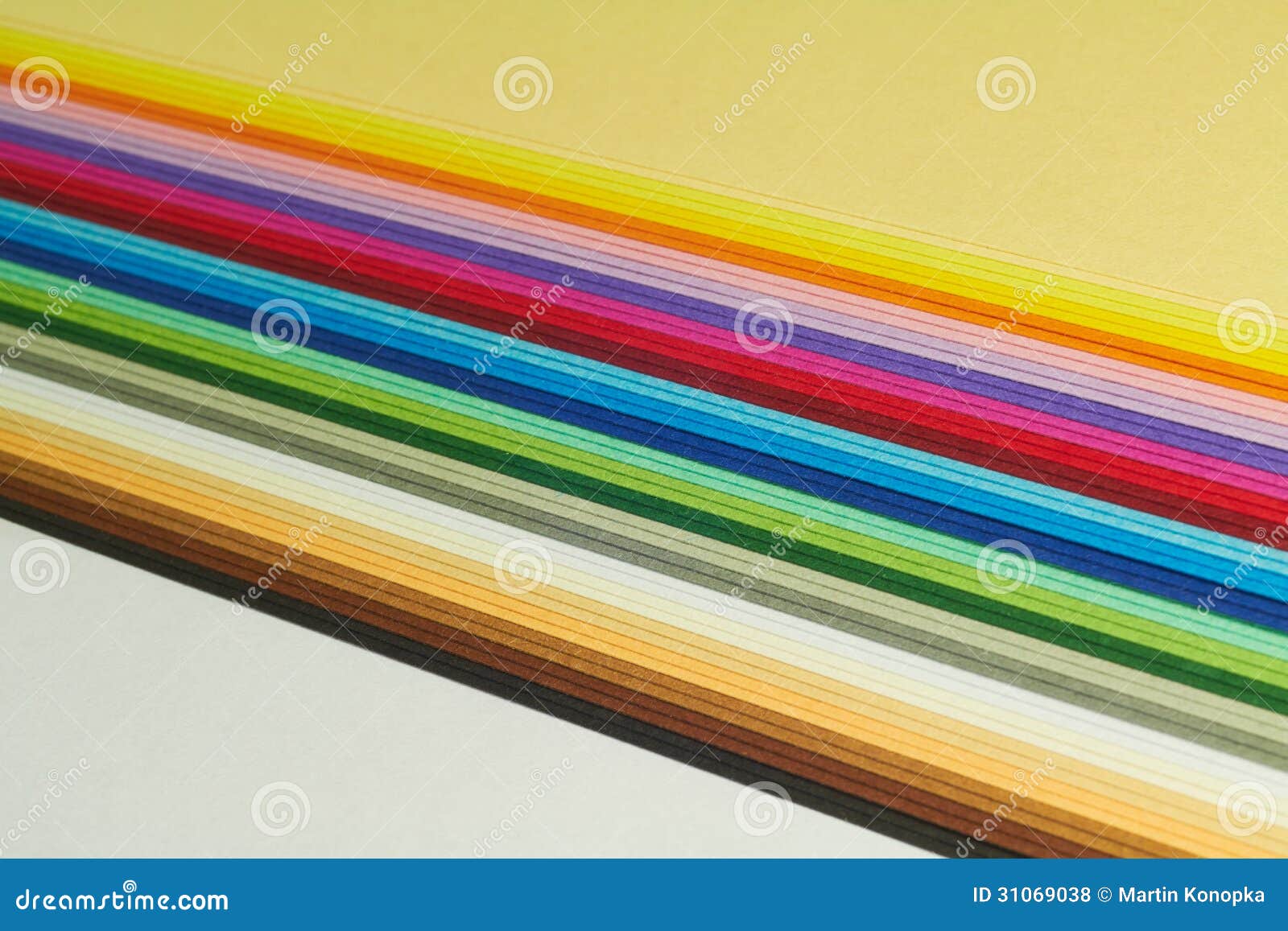 Colorful cardboard stock photo. Image of stairs, rainbow - 31069038