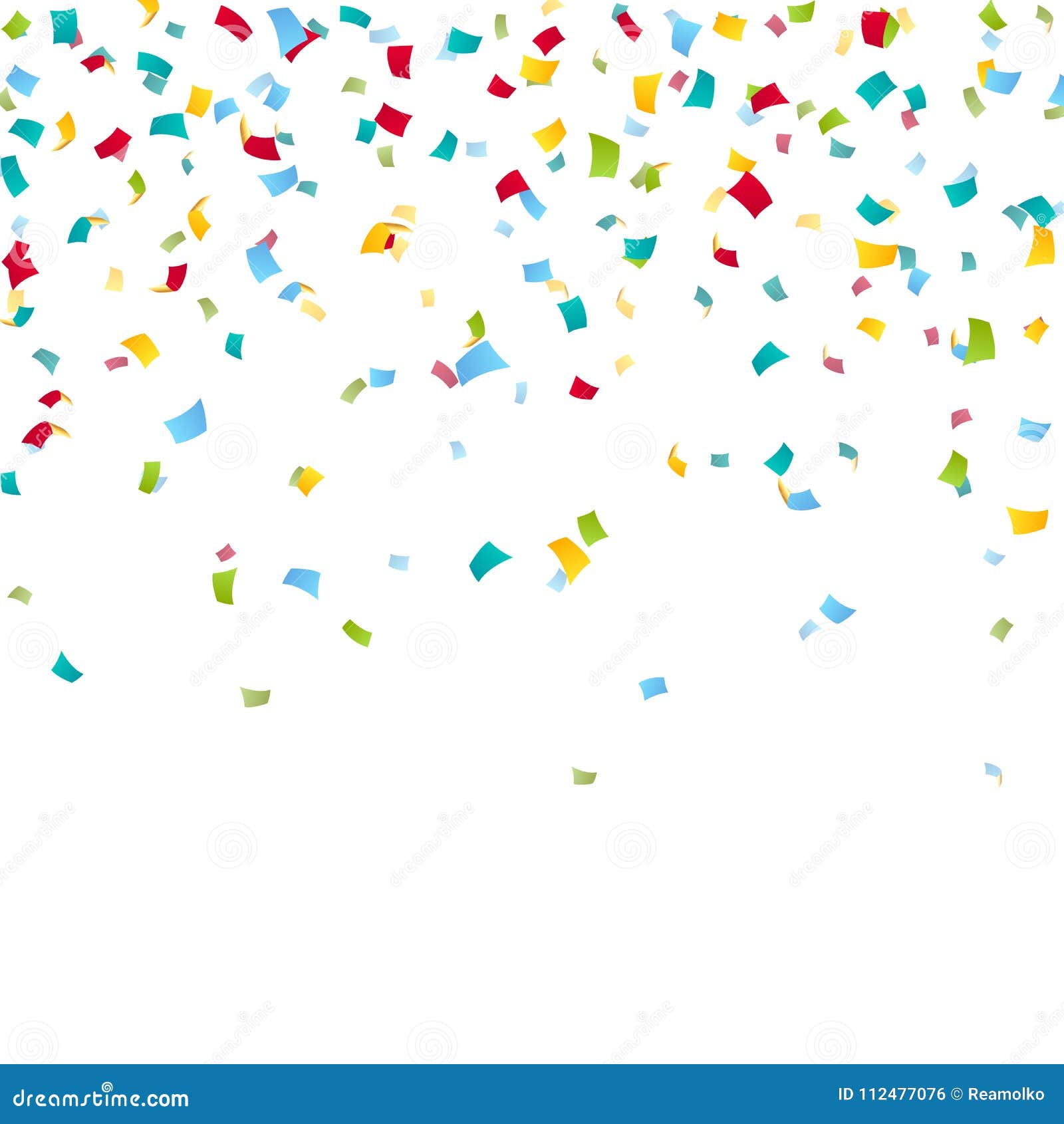 Colorful Carnival Confetti Background. Vector Illustration ...