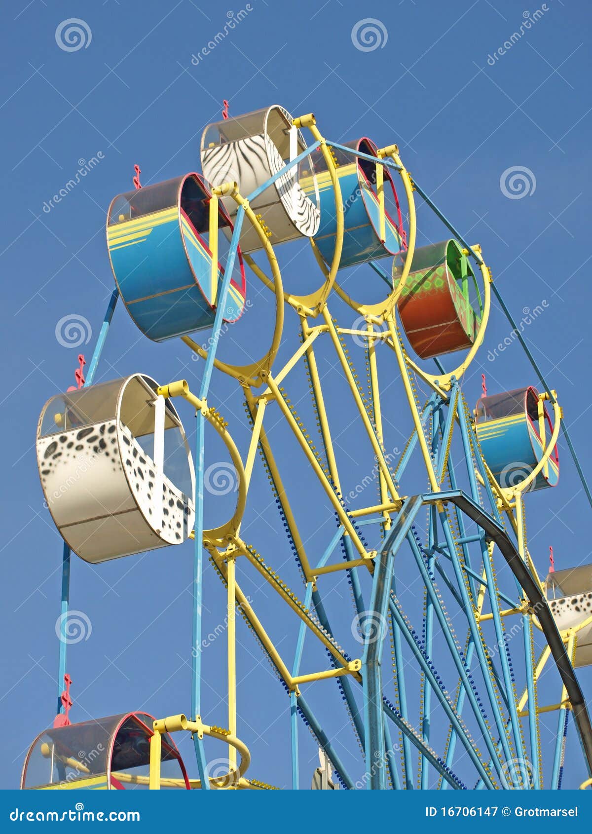 Colorful carousel. stock image. Image of swing, outdoors - 16706147