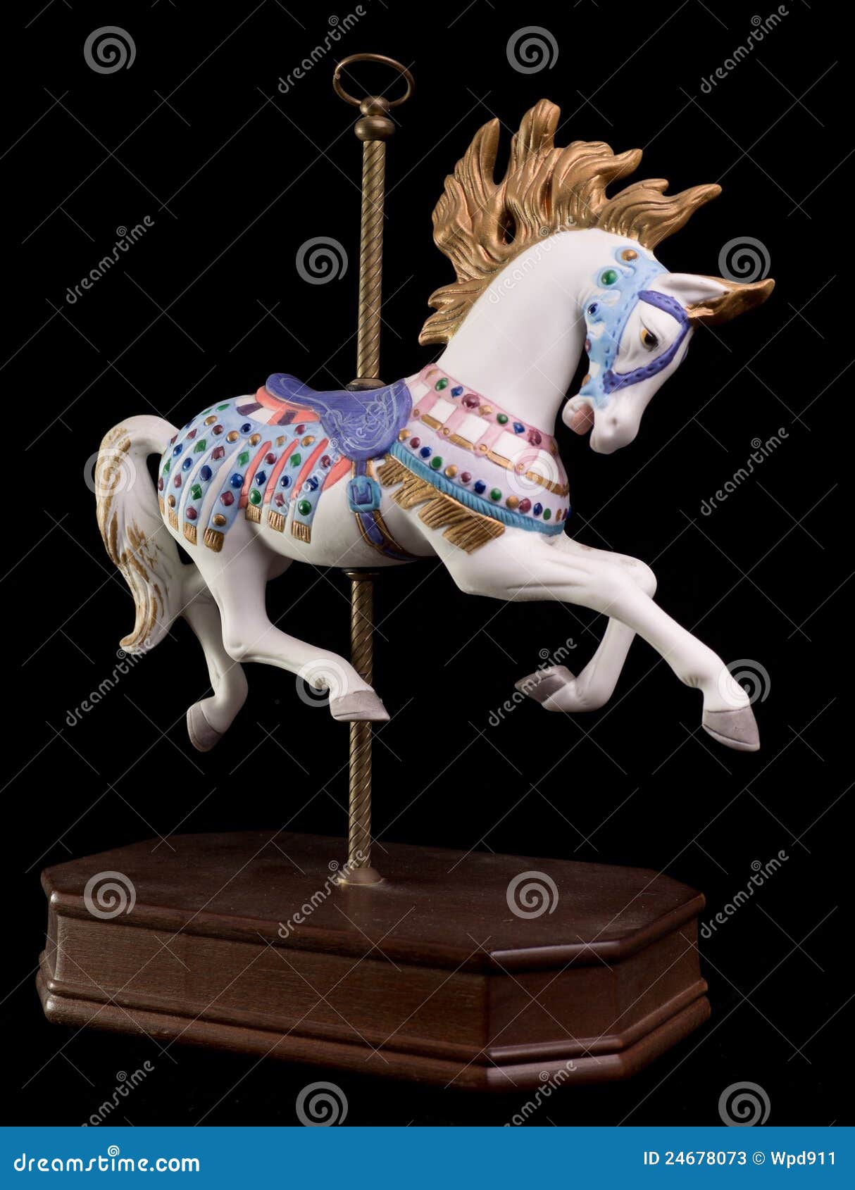 Colorful Carousel In Atraction Park . Royalty-Free Stock Photography ...